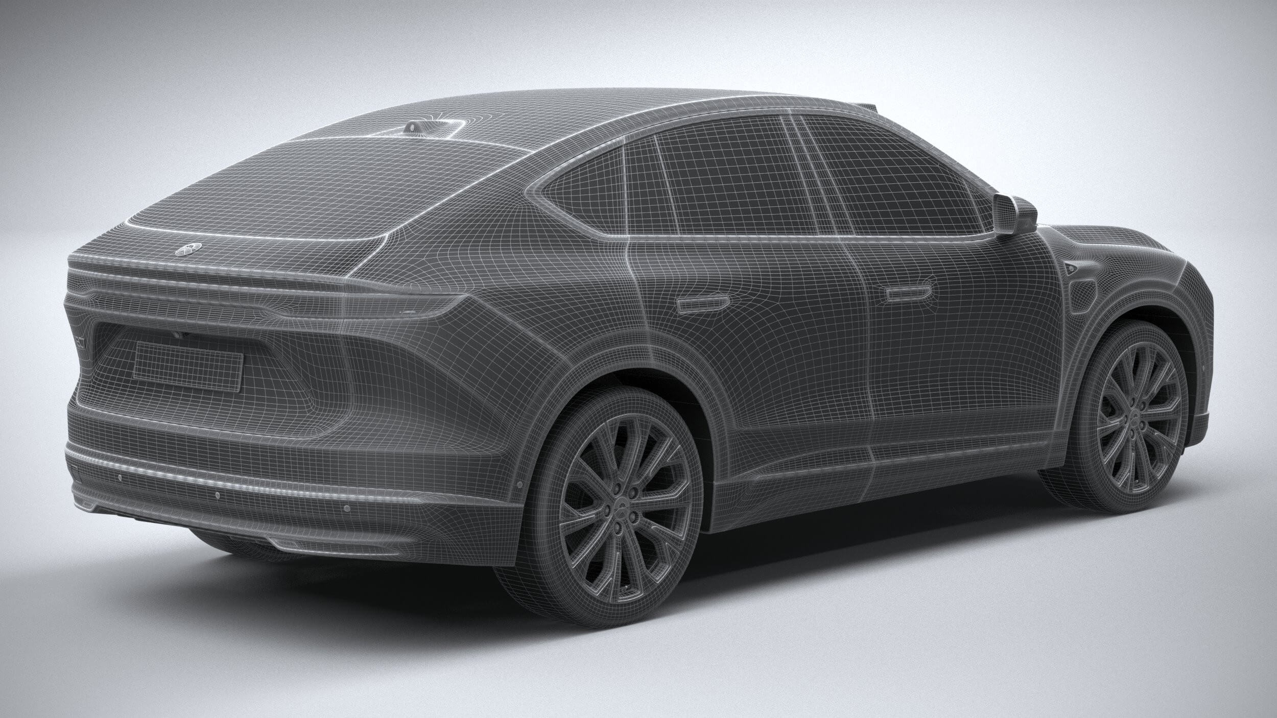 Nio EC7 2023 - 3D Model by SQUIR