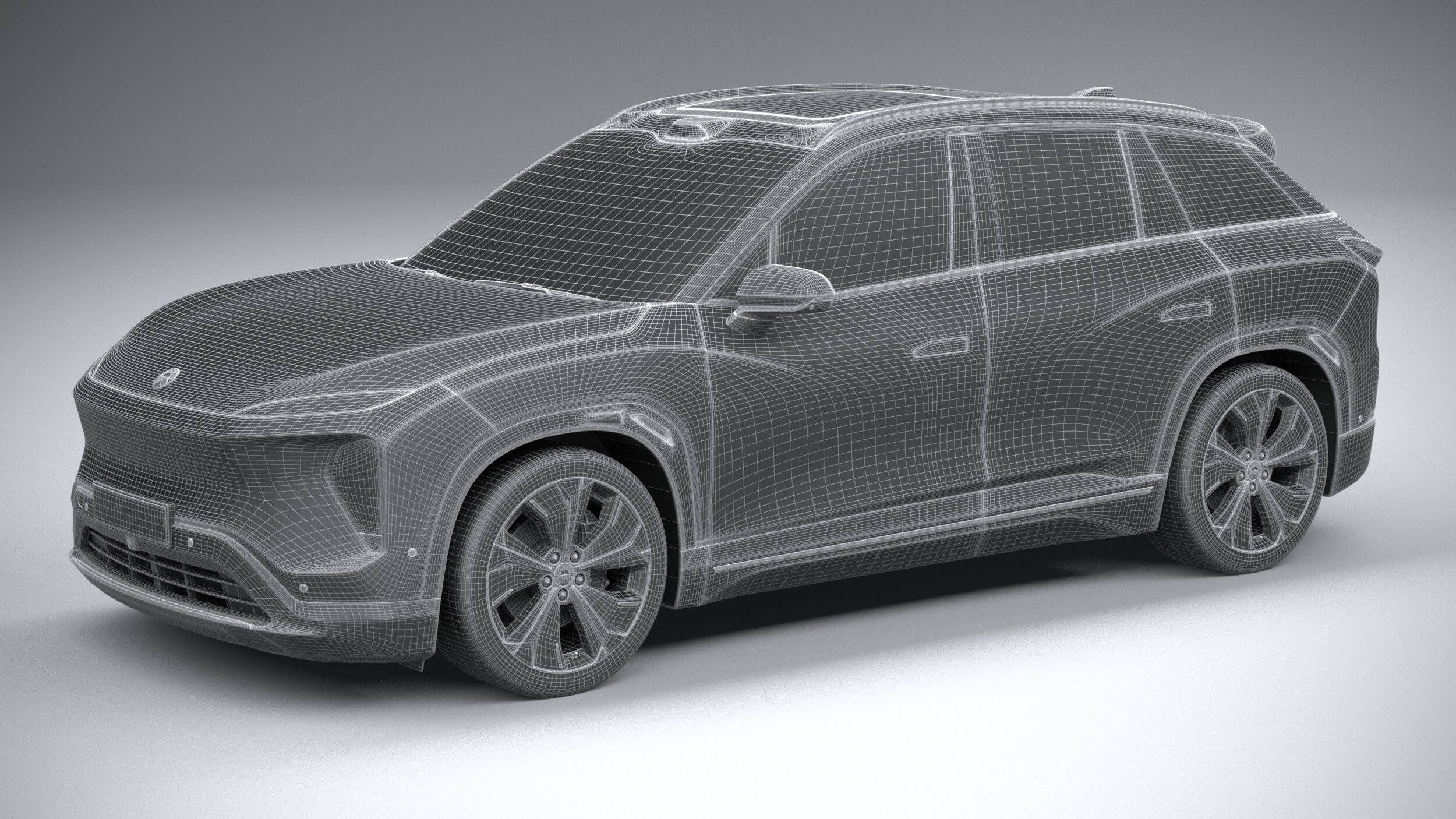Nio ES7 2023 - 3D Model by SQUIR