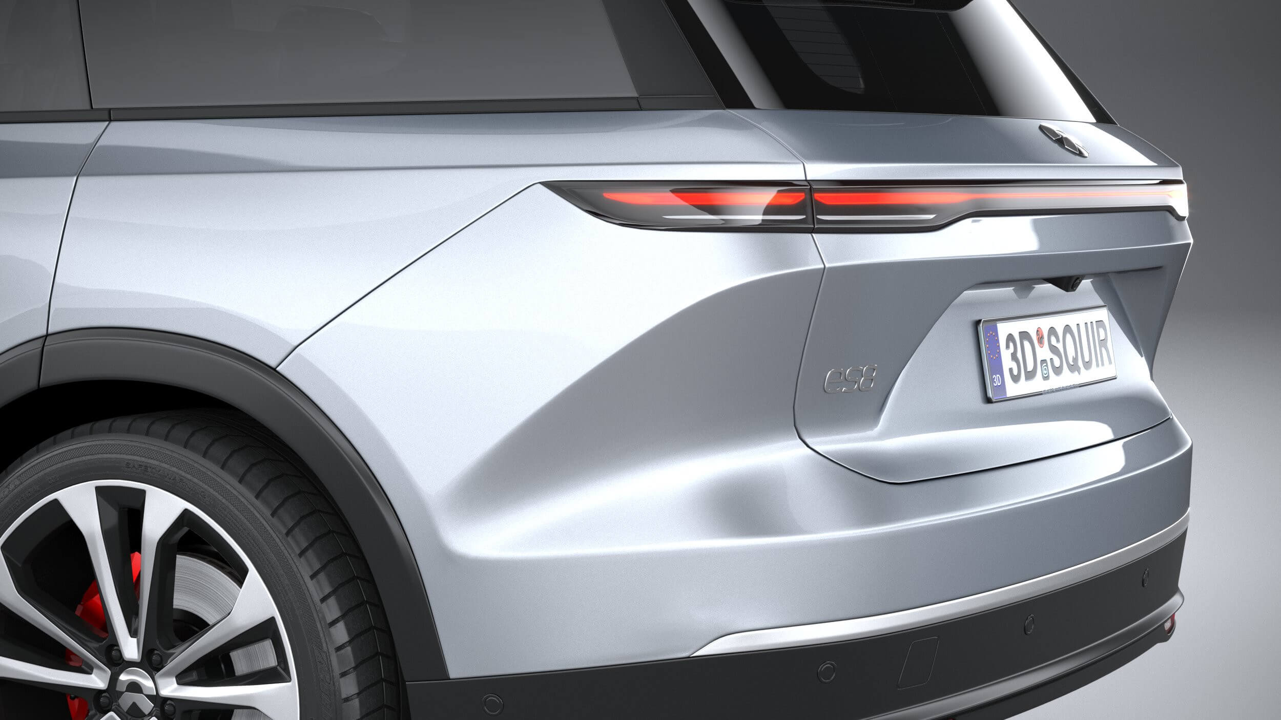 Nio ES8 2023 - 3D Model by SQUIR