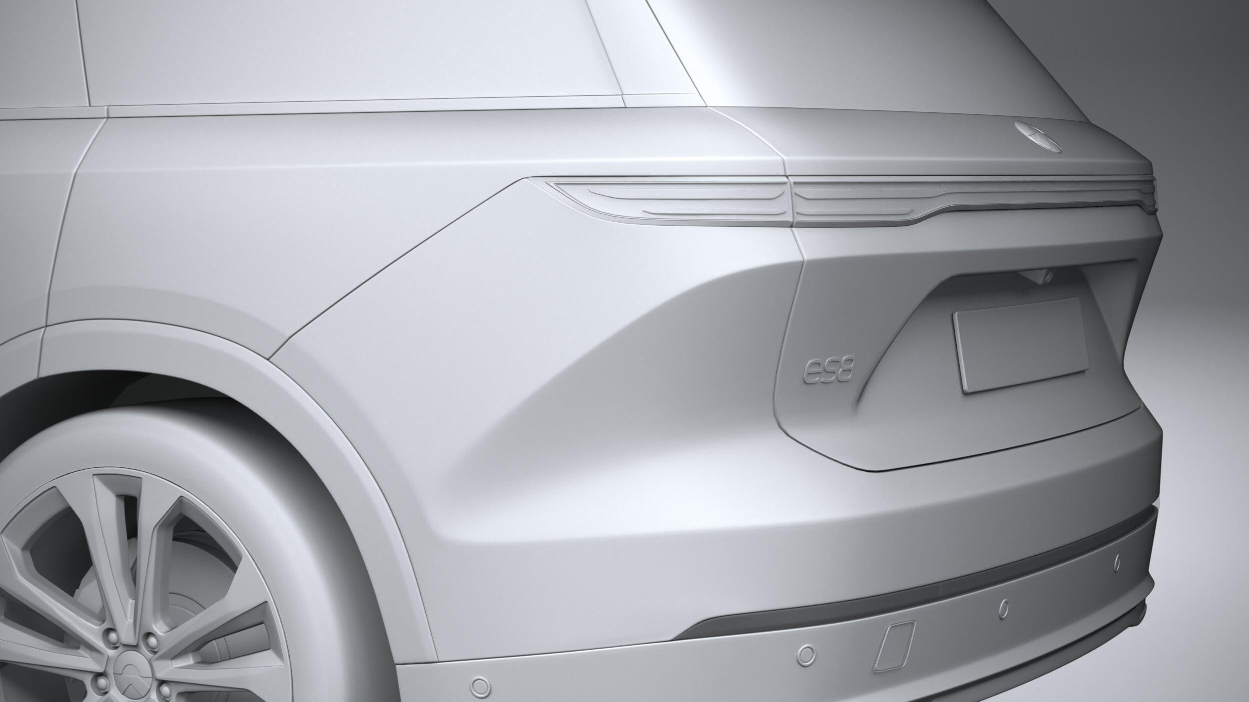 Nio ES8 2023 - 3D Model by SQUIR