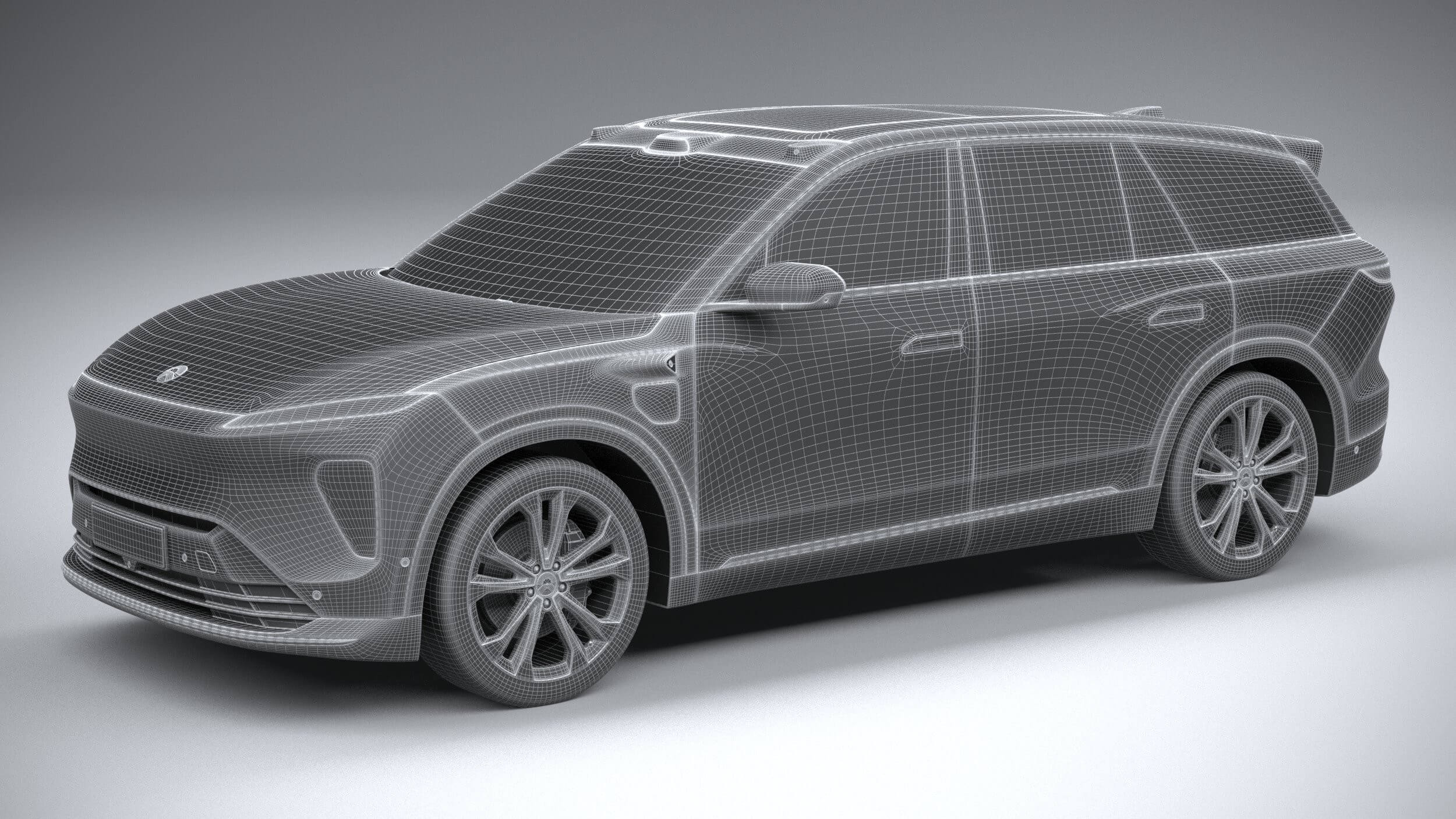 Nio ES8 2023 - 3D Model by SQUIR