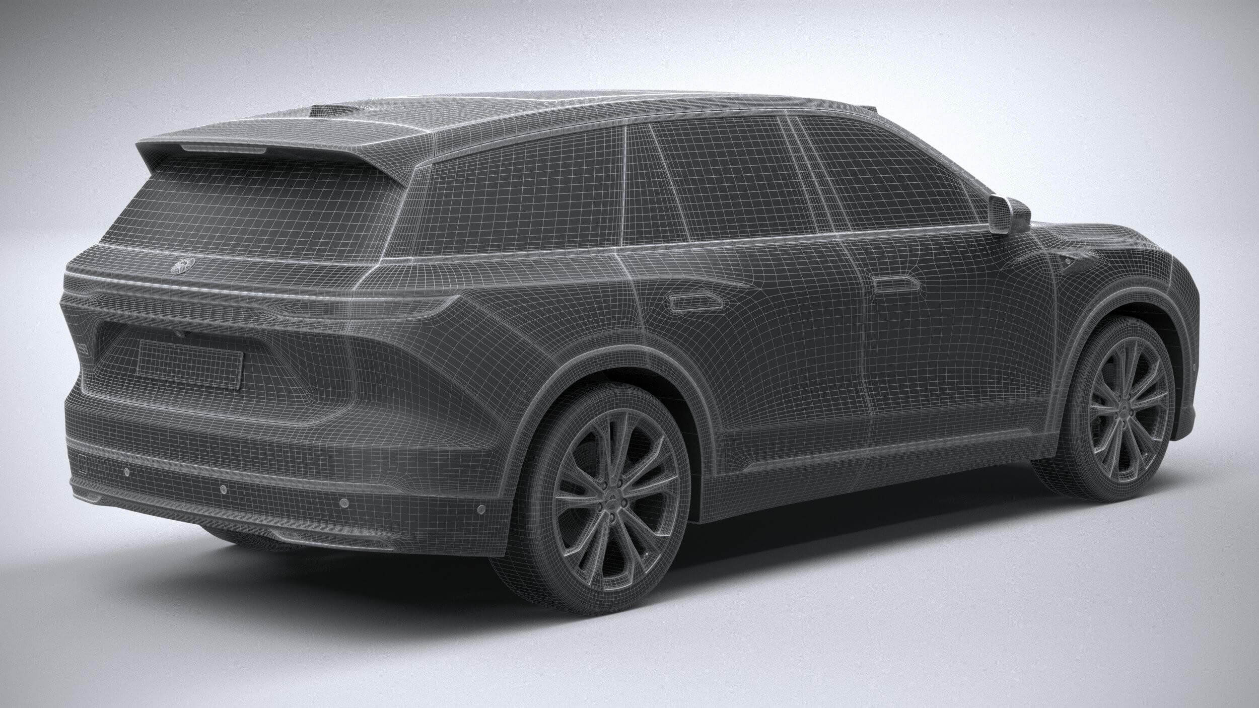 Nio ES8 2023 - 3D Model by SQUIR