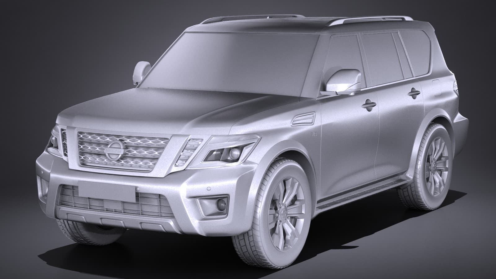 Nissan Armada 2017 - 3D Model by SQUIR