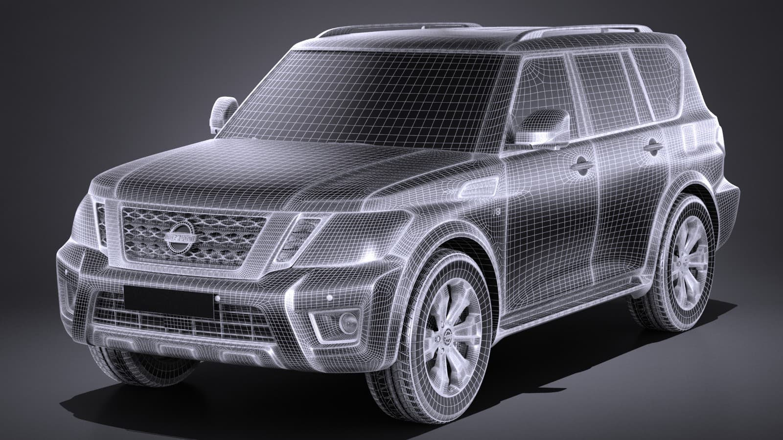 Nissan Armada 2017 - 3D Model by SQUIR