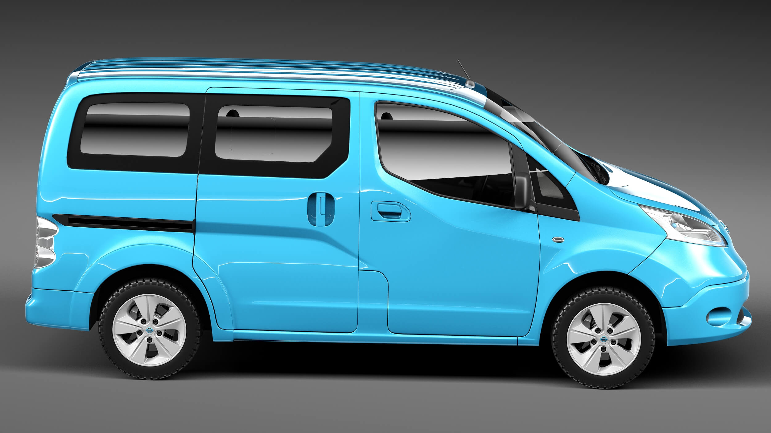 Nissan E-NV200 2015 3D Model by SQUIR
