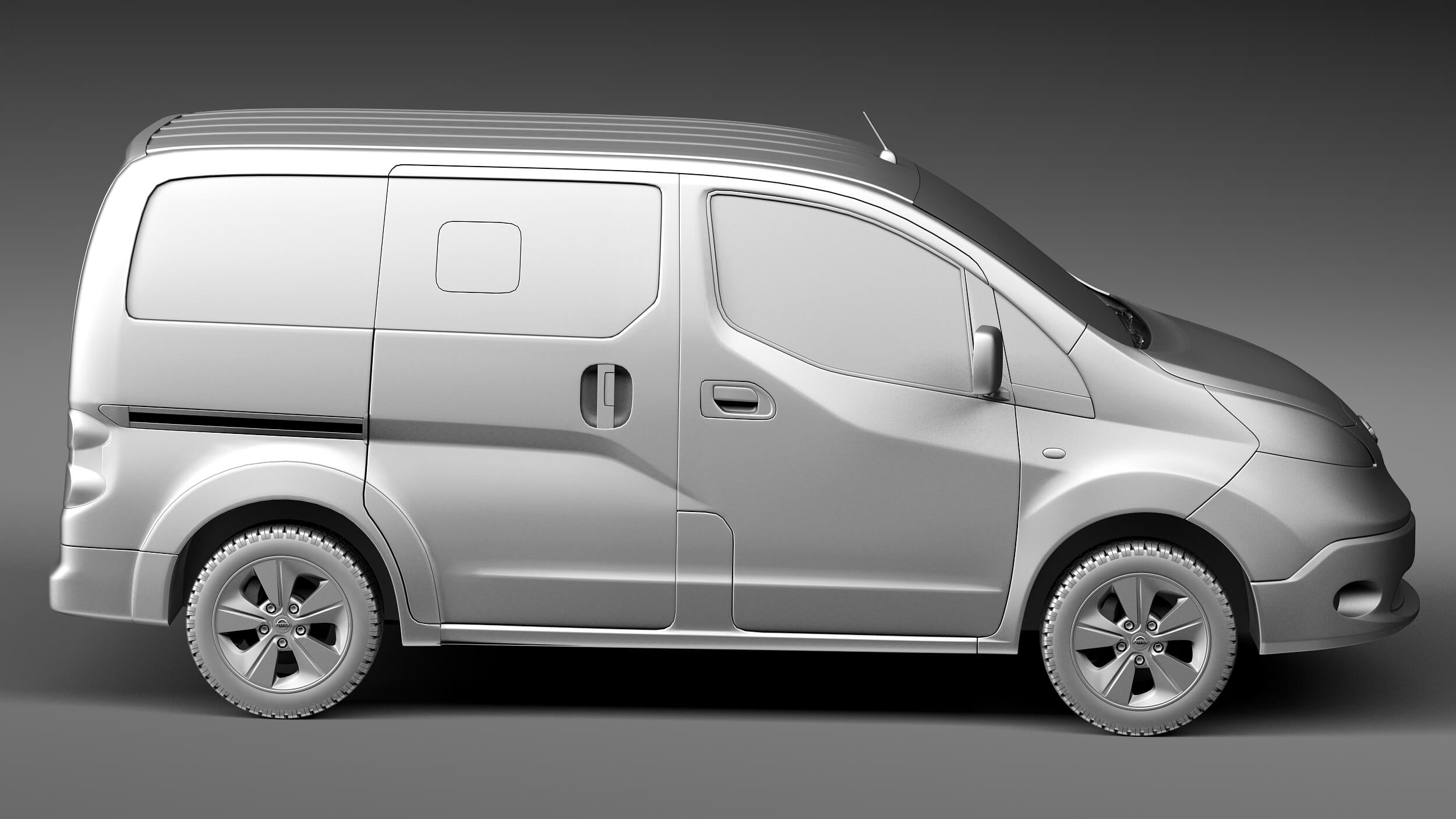 Nissan E-NV200 2015 3D Model by SQUIR
