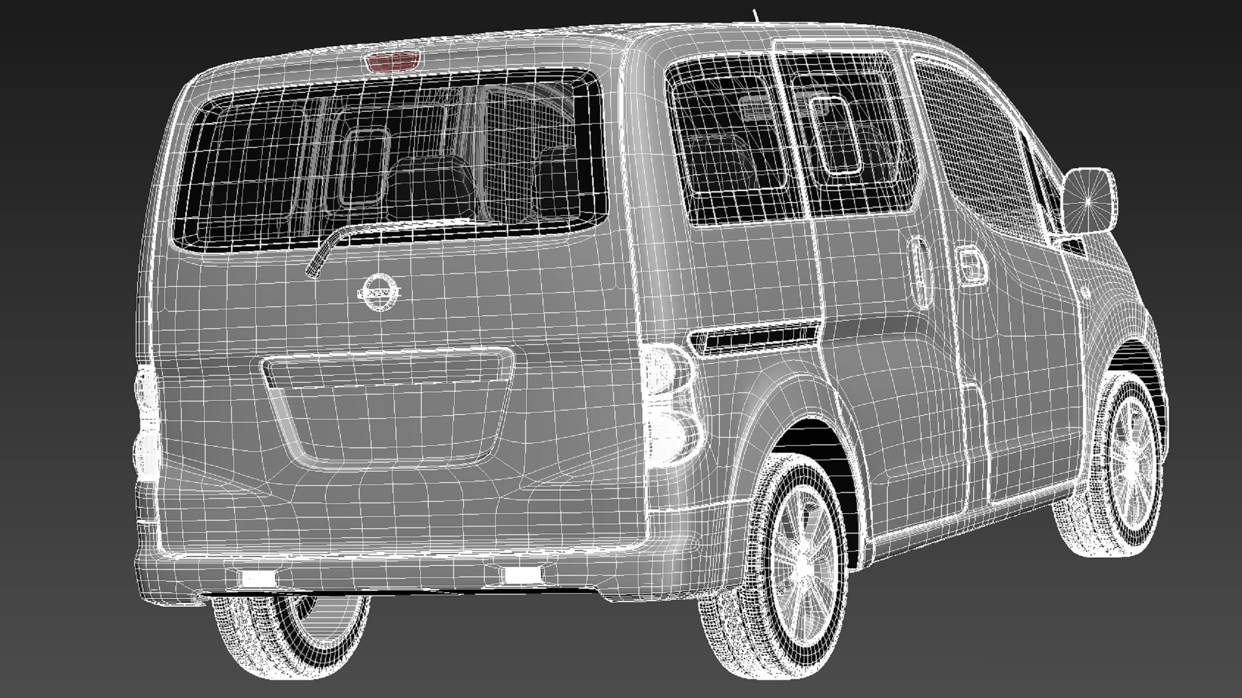 Nissan E-NV200 2015 3D Model by SQUIR