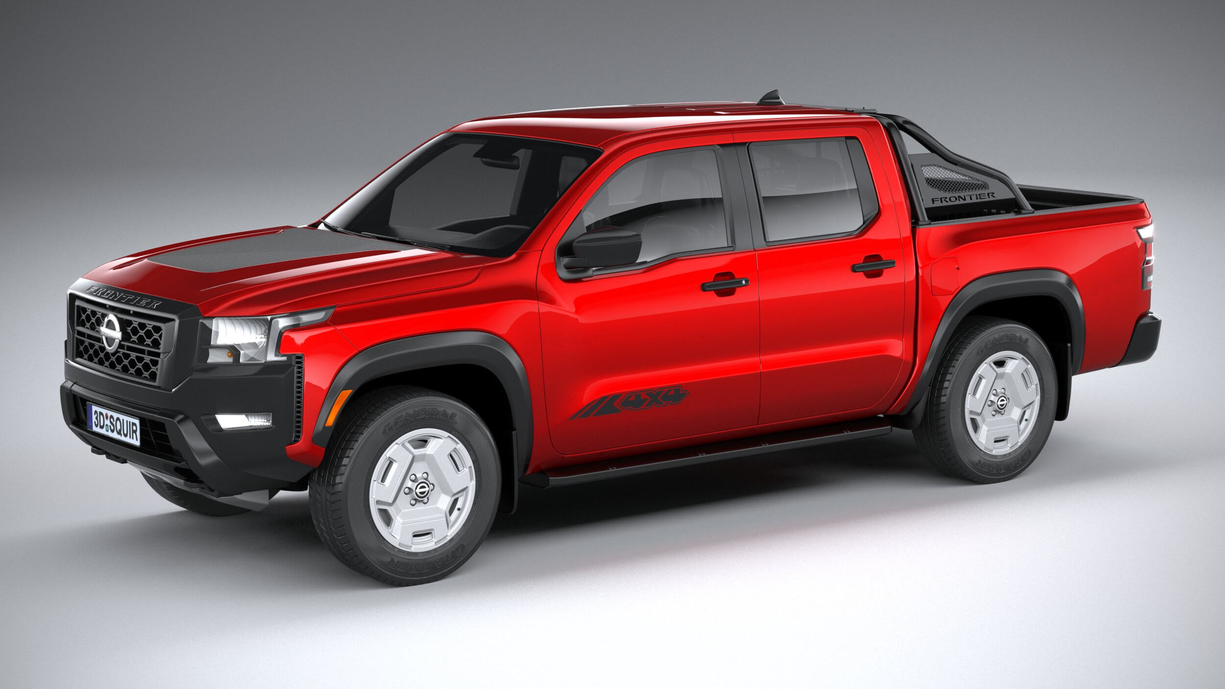 Nissan Frontier Hardbody 2024 - 3D Model by SQUIR