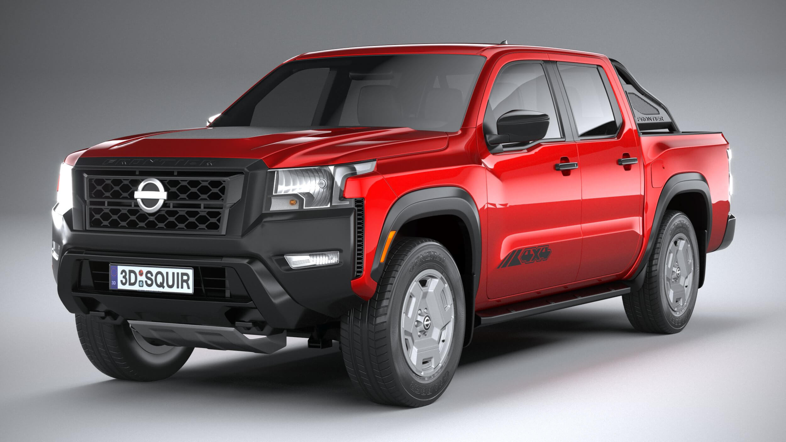Nissan Frontier Hardbody 2024 - 3D Model by SQUIR