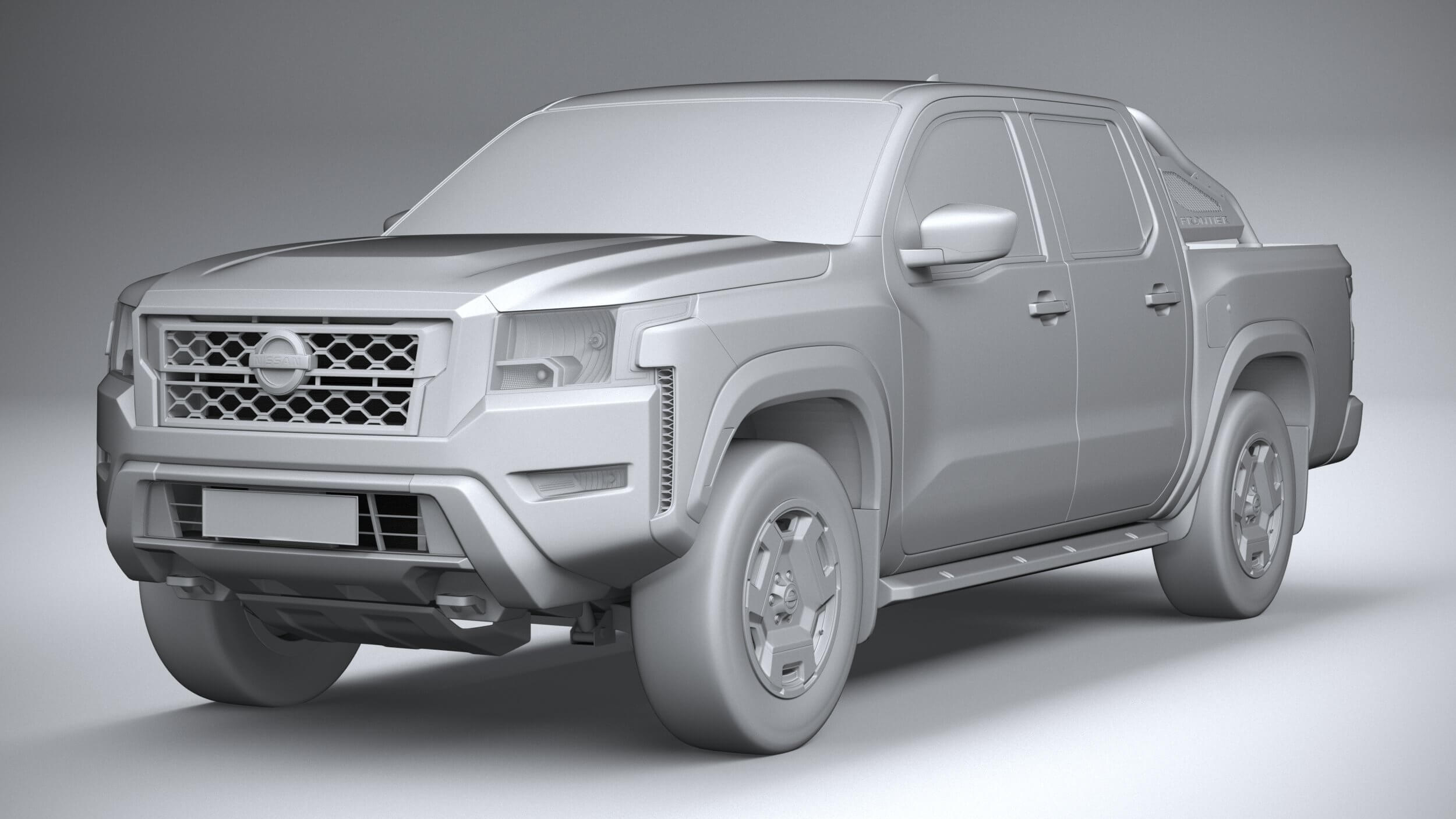 Nissan Frontier Hardbody 2024 - 3D Model by SQUIR