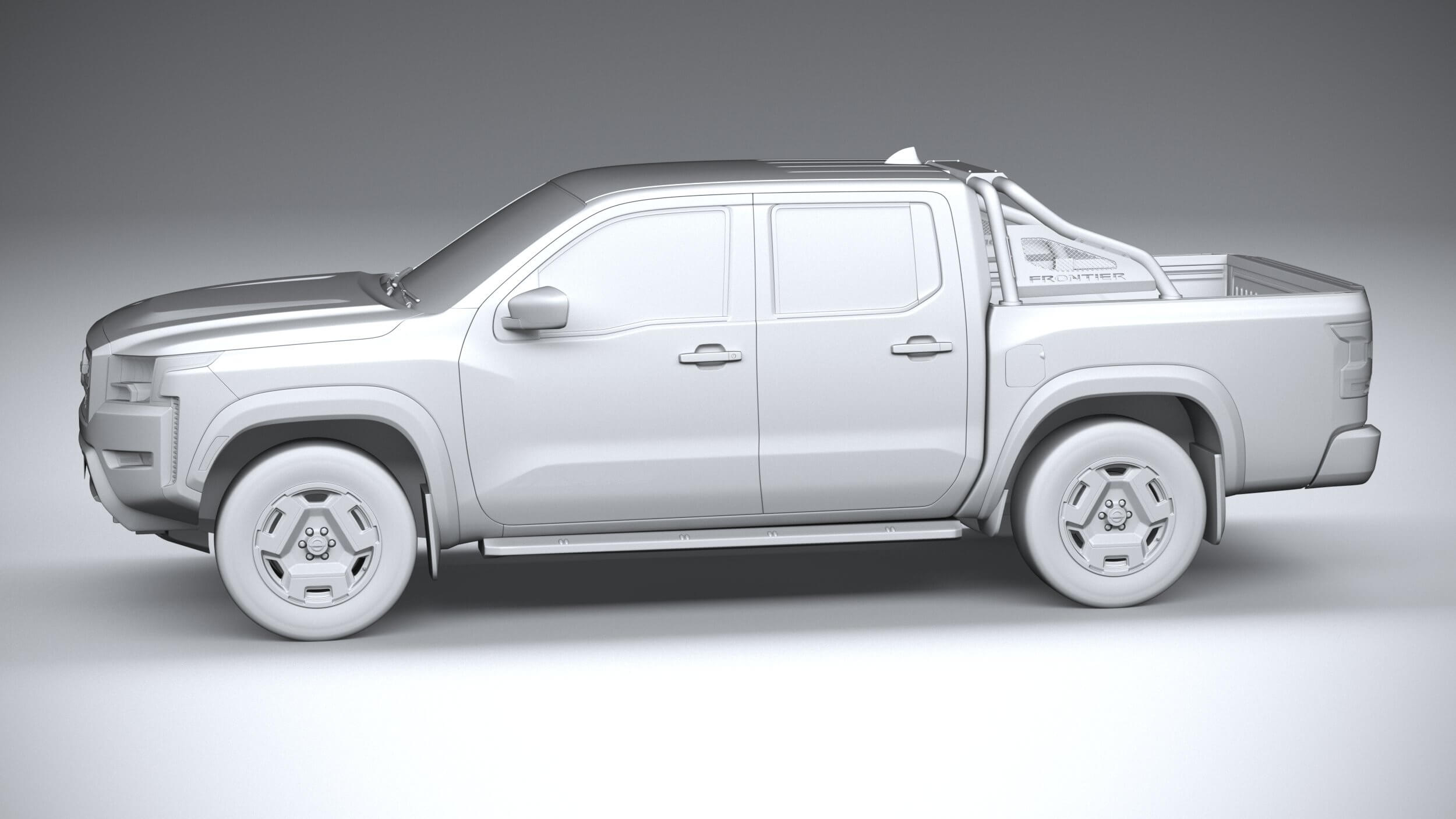 Nissan Frontier Hardbody 2024 - 3D Model by SQUIR
