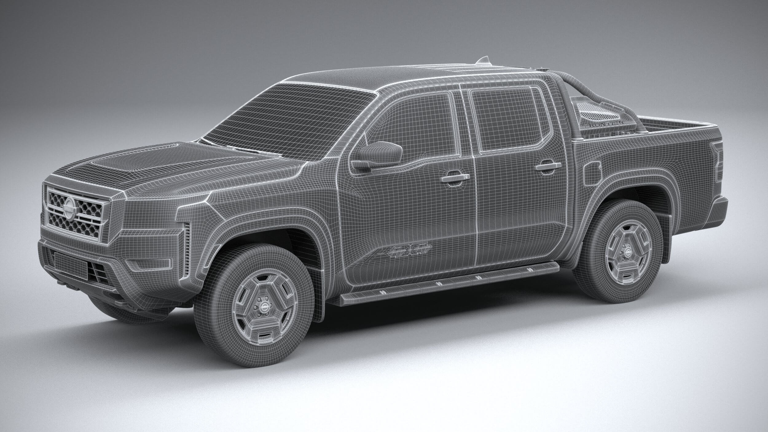Nissan Frontier Hardbody 2024 - 3D Model by SQUIR