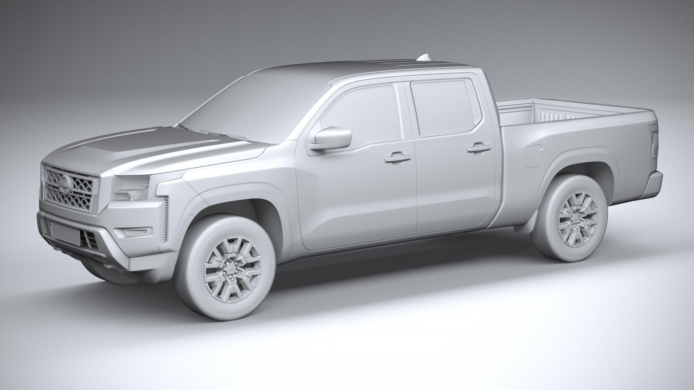 Nissan Frontier LongBed 2022 - 3D Model by SQUIR