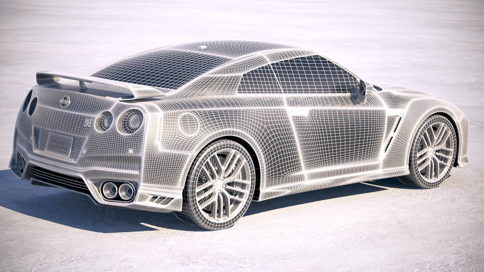 Nissan GT-R 2018 3D Model by SQUIR