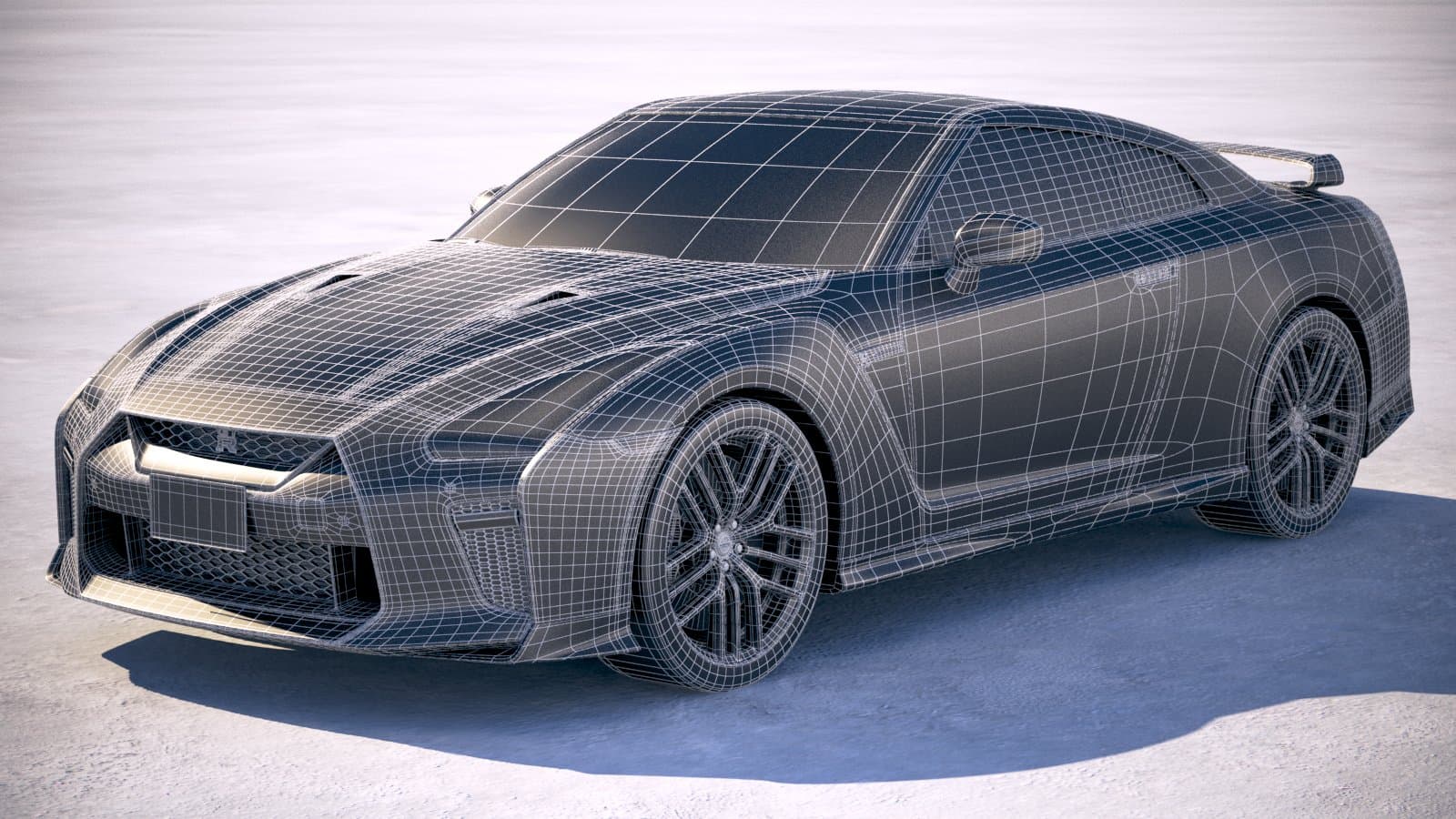 Nissan GT-R 2018 3D Model by SQUIR