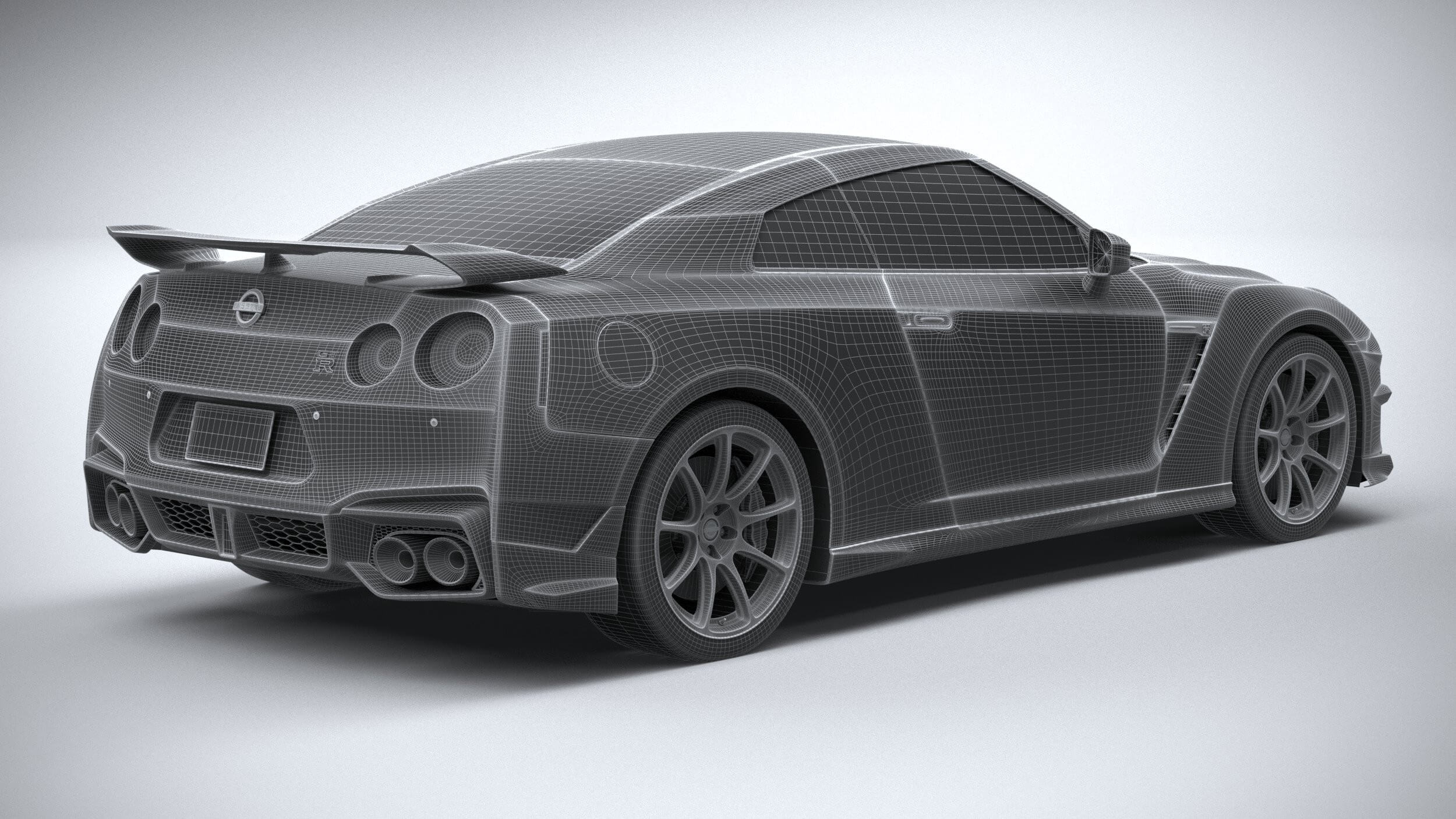 Nissan GT-R 2024 3D Model by SQUIR