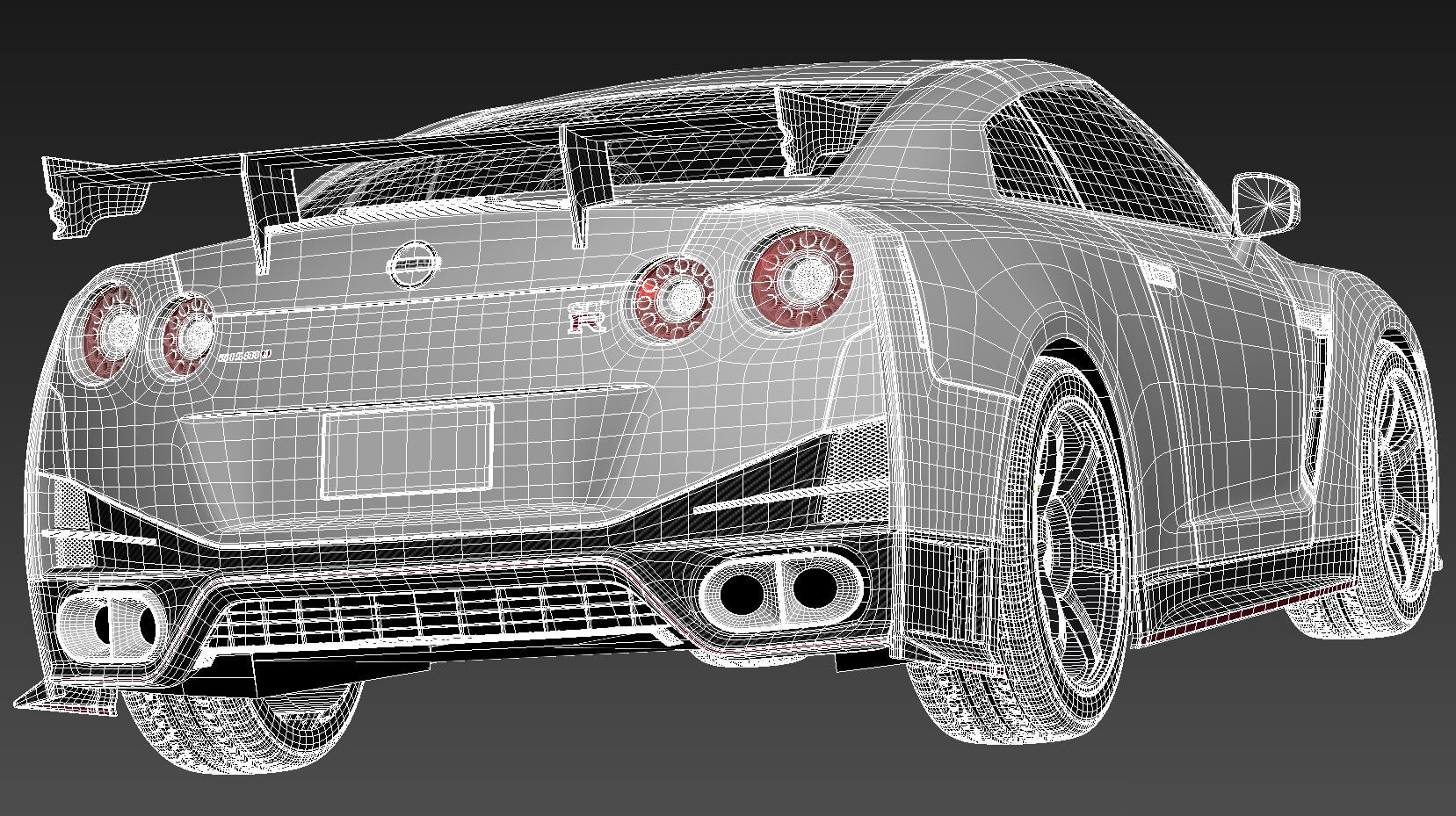 Nissan GT-R NISMO 2015 3D Model by SQUIR