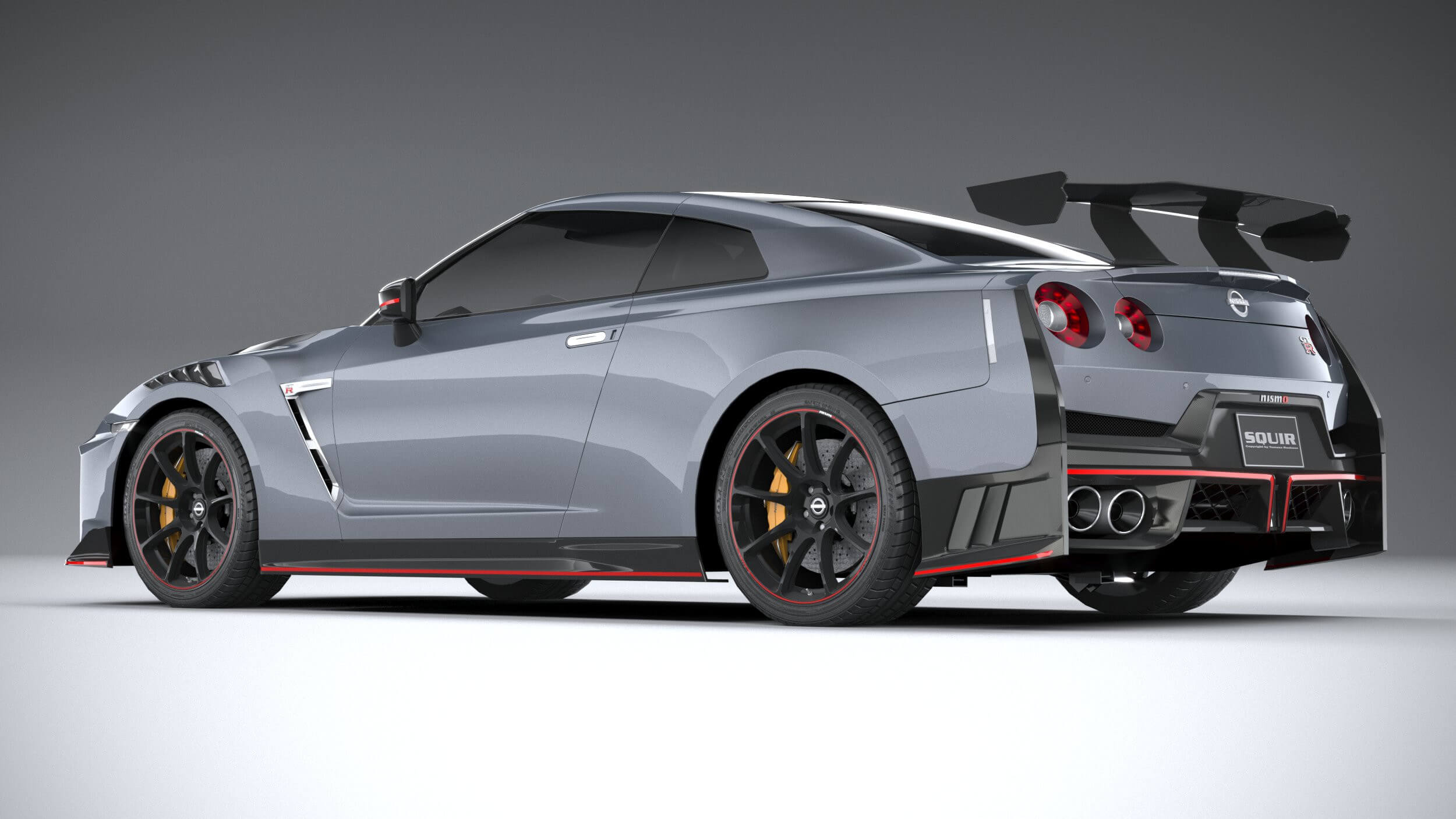 Nissan GT-R NISMO 2024 Low Poly 3D Model by SQUIR