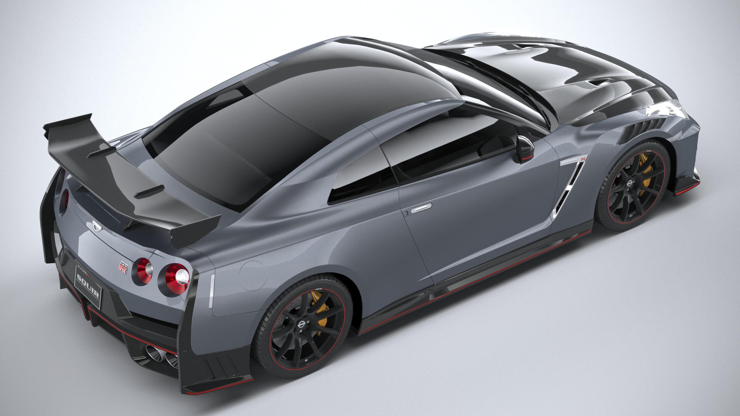 Nissan GT-R NISMO 2024 Low Poly 3D Model by SQUIR