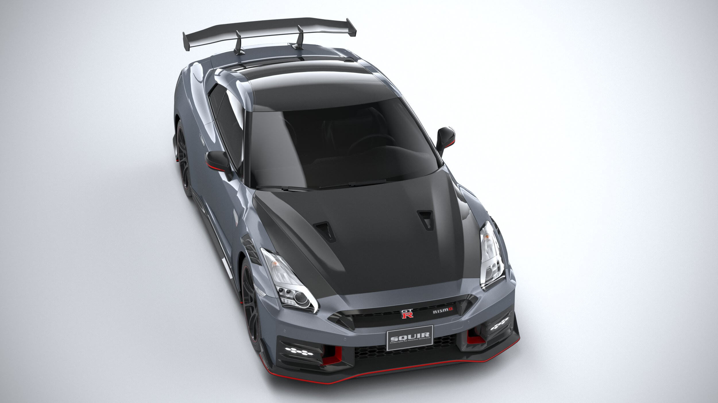 Nissan GT-R NISMO 2024 Low Poly 3D Model by SQUIR