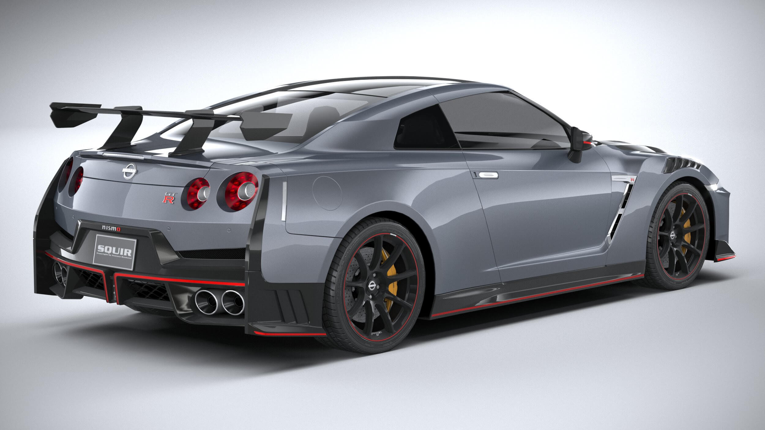 Nissan GT-R NISMO 2024 Low Poly 3D Model by SQUIR