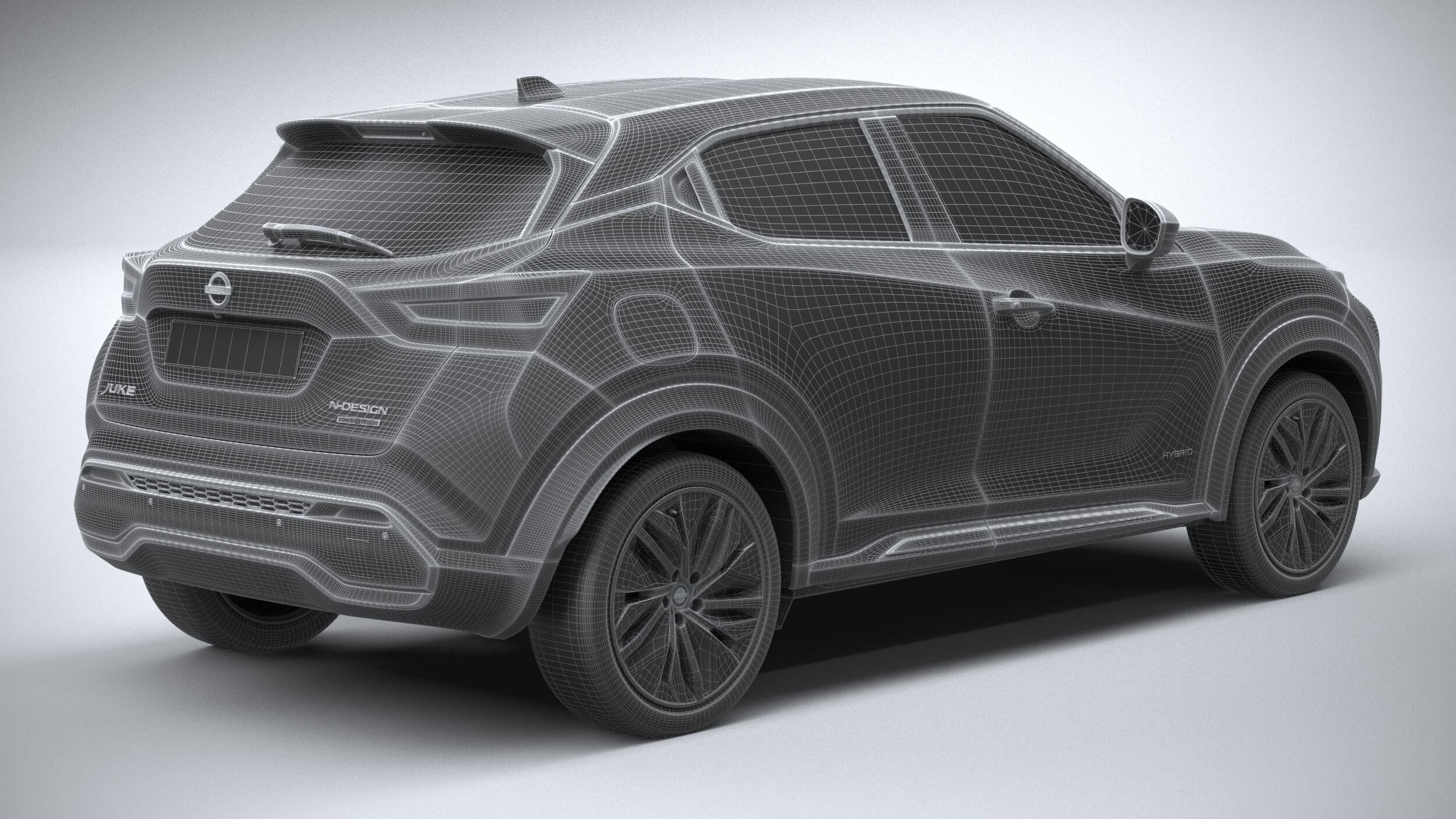 Nissan Juke Hybrid 2022 - 3D Model by SQUIR