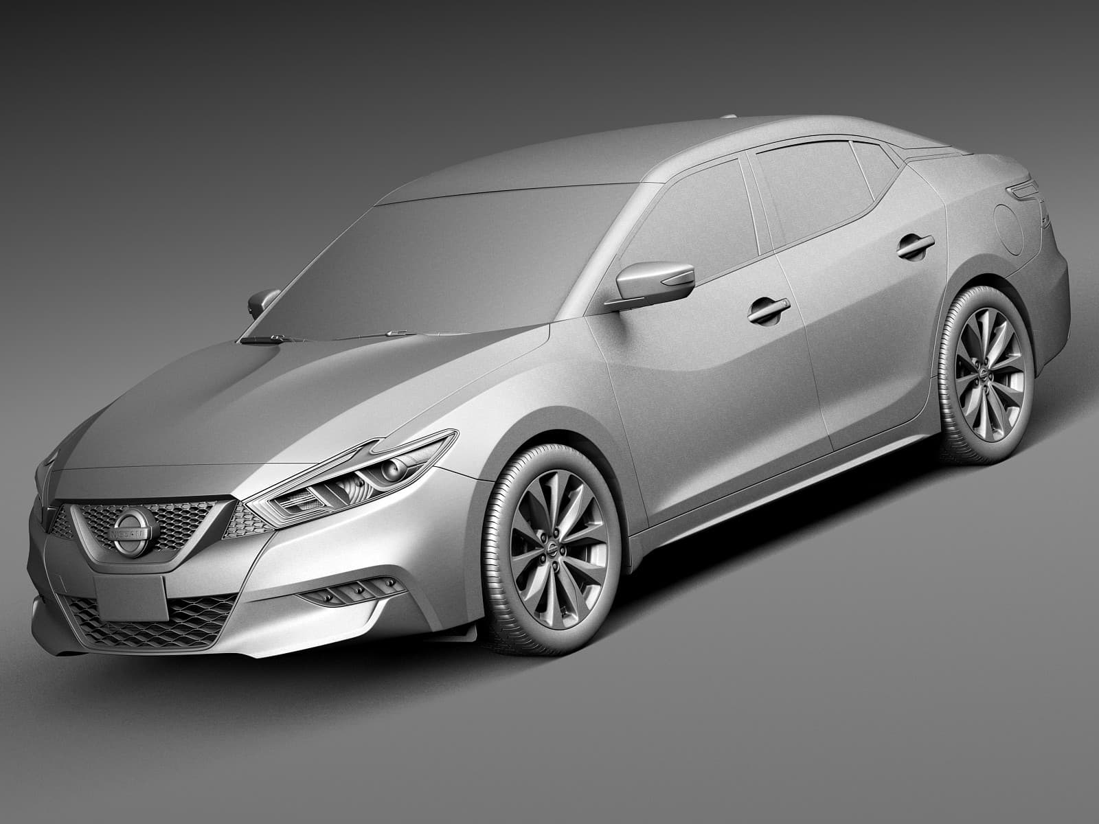 Nissan Maxima 2016 - 3D Model by SQUIR