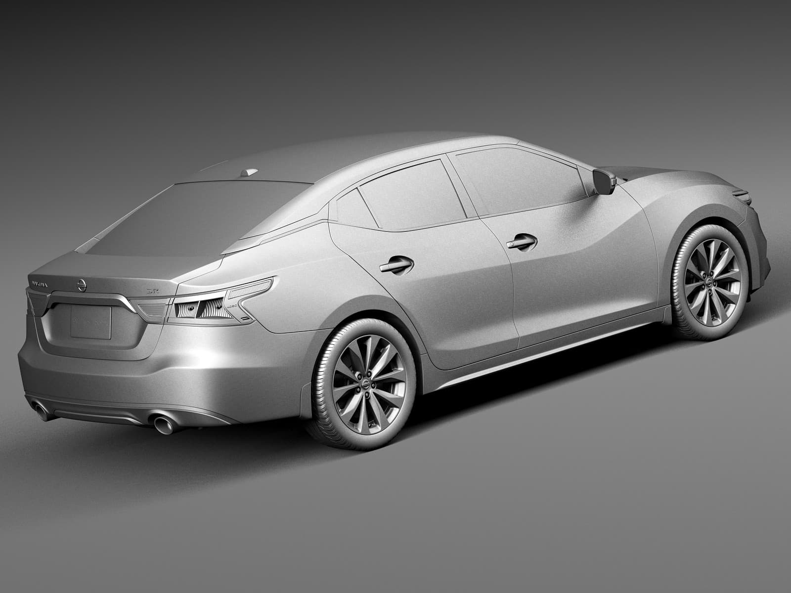 Nissan Maxima 2016 - 3D Model by SQUIR