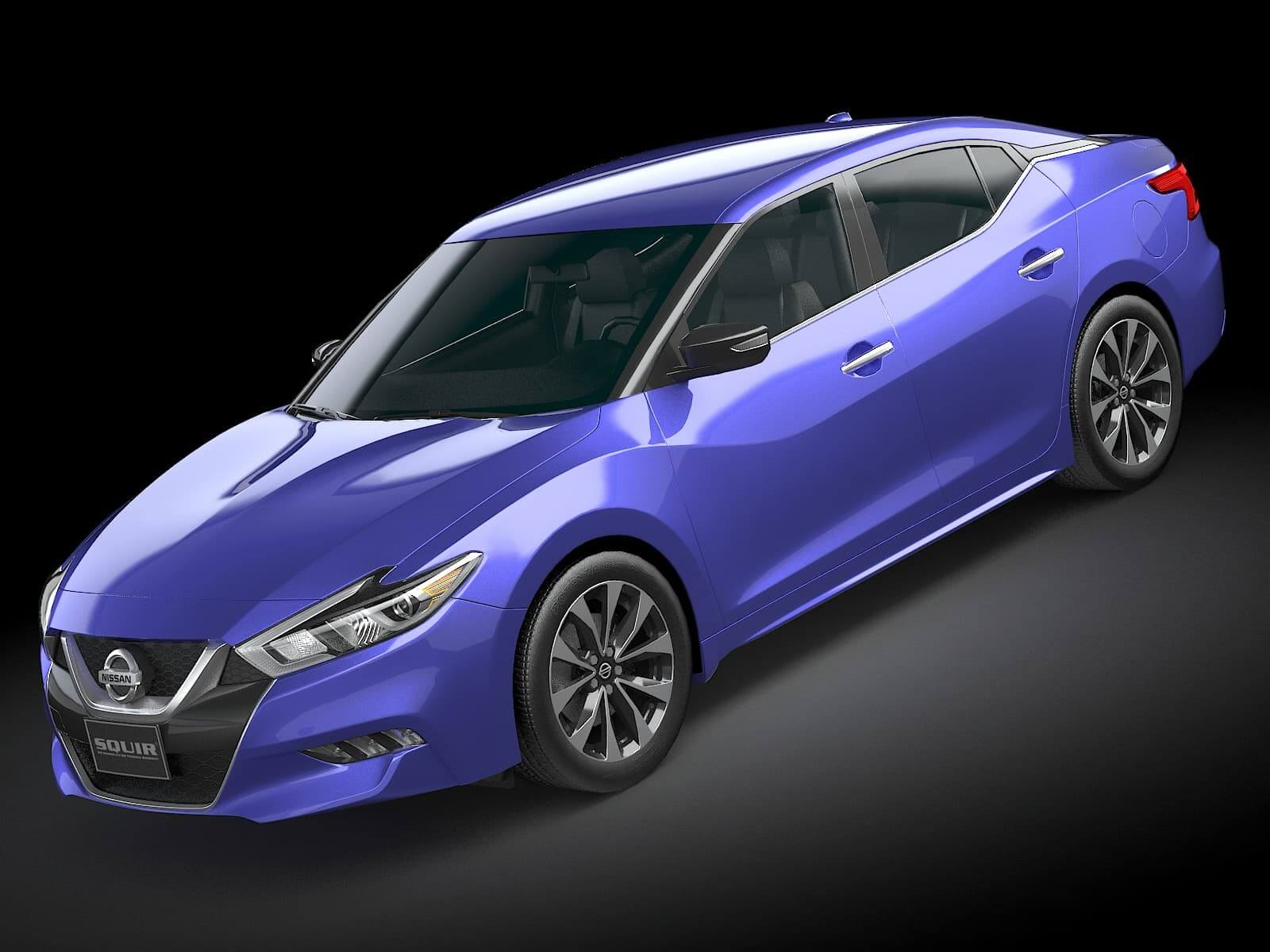 Nissan Maxima 2016 - 3D Model by SQUIR