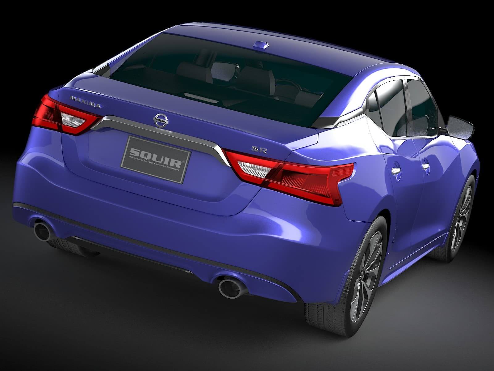 Nissan Maxima 2016 - 3D Model by SQUIR