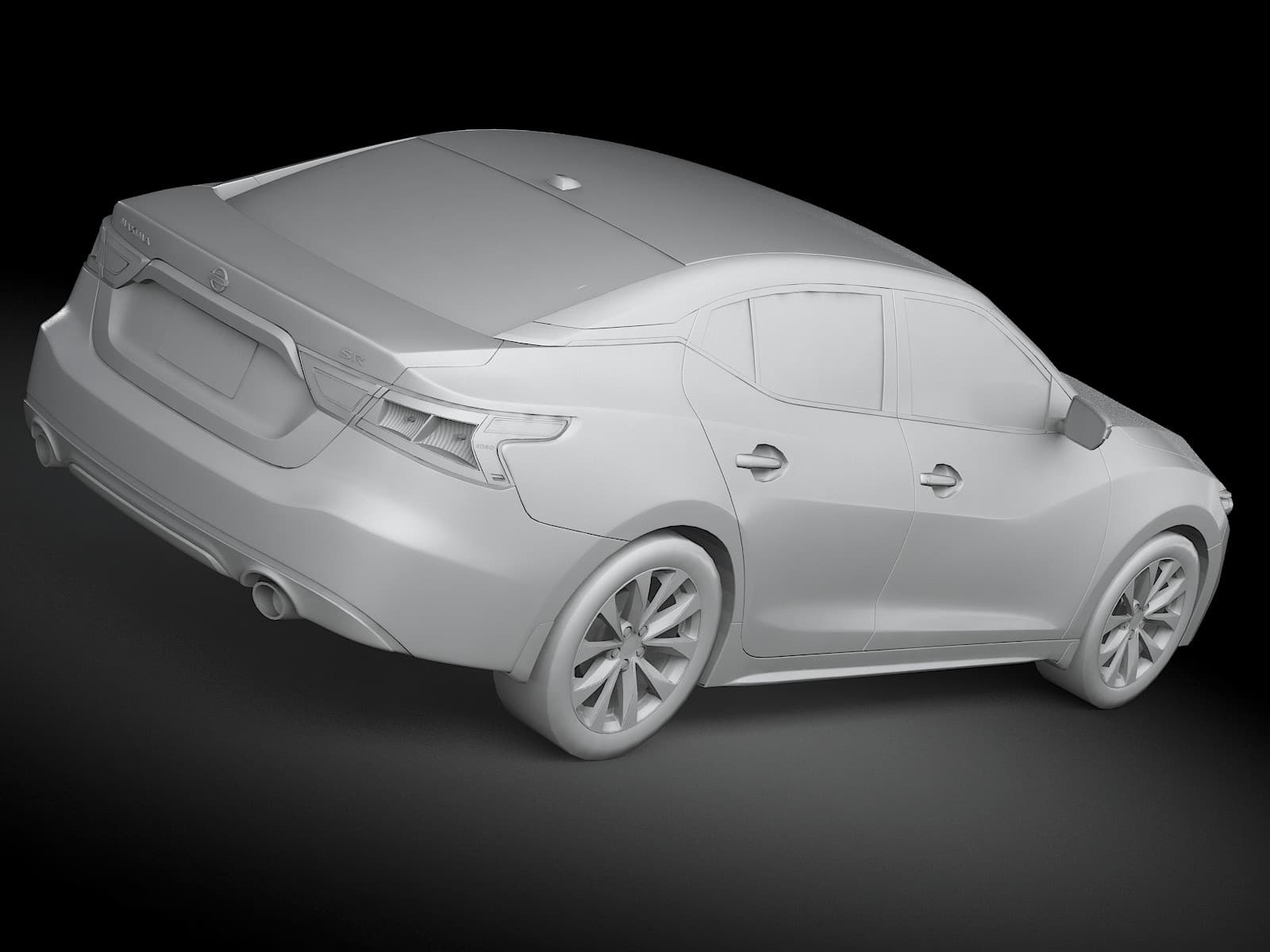 Nissan Maxima 2016 - 3D Model by SQUIR