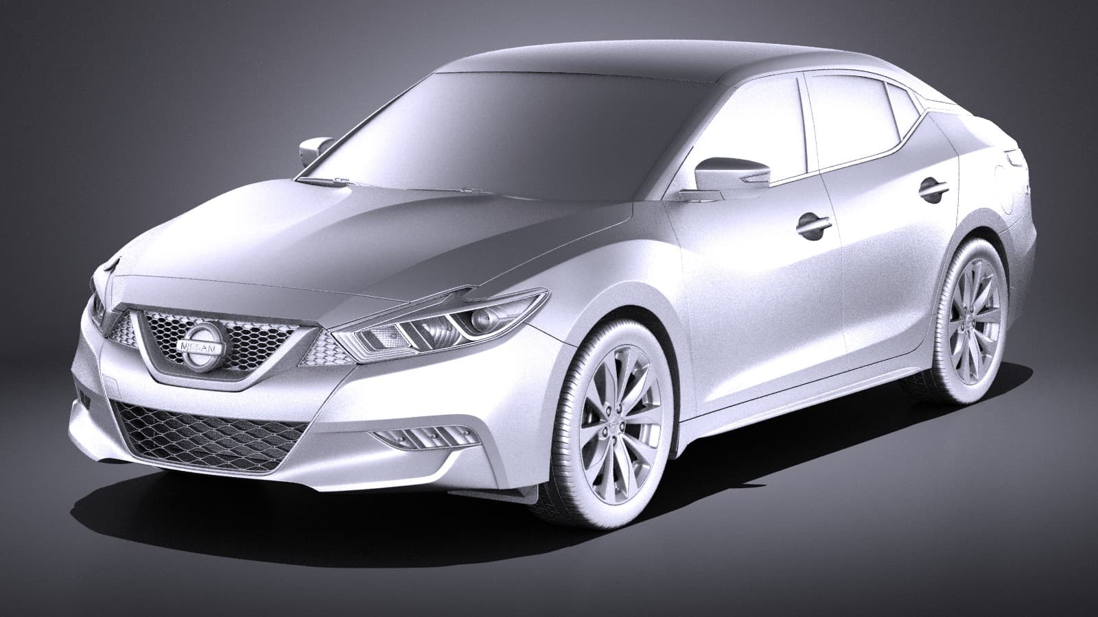 Nissan Maxima 2017 (V-Ray) 3D Model by SQUIR