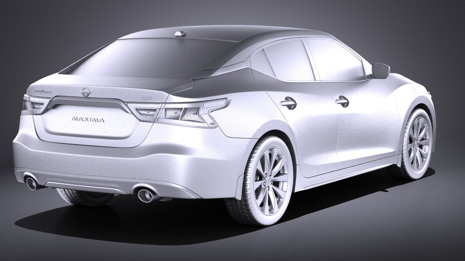 Nissan Maxima 2017 (V-Ray) 3D Model by SQUIR