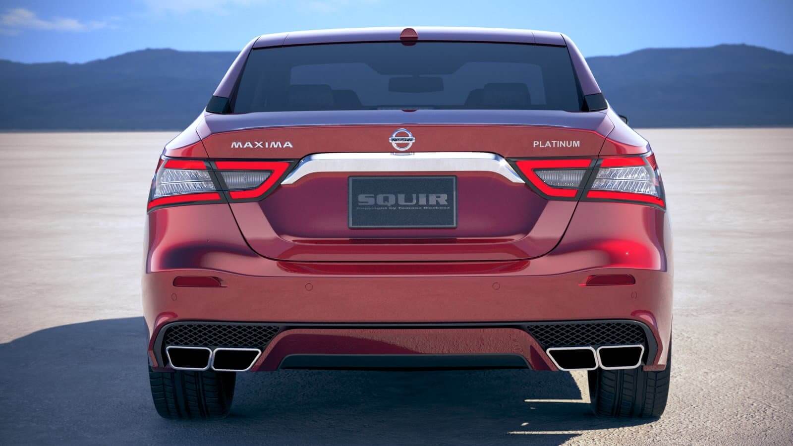 Nissan Maxima 2019 - 3D Model by SQUIR