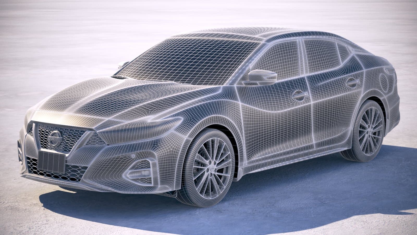 Nissan Maxima 2019 - 3D Model by SQUIR