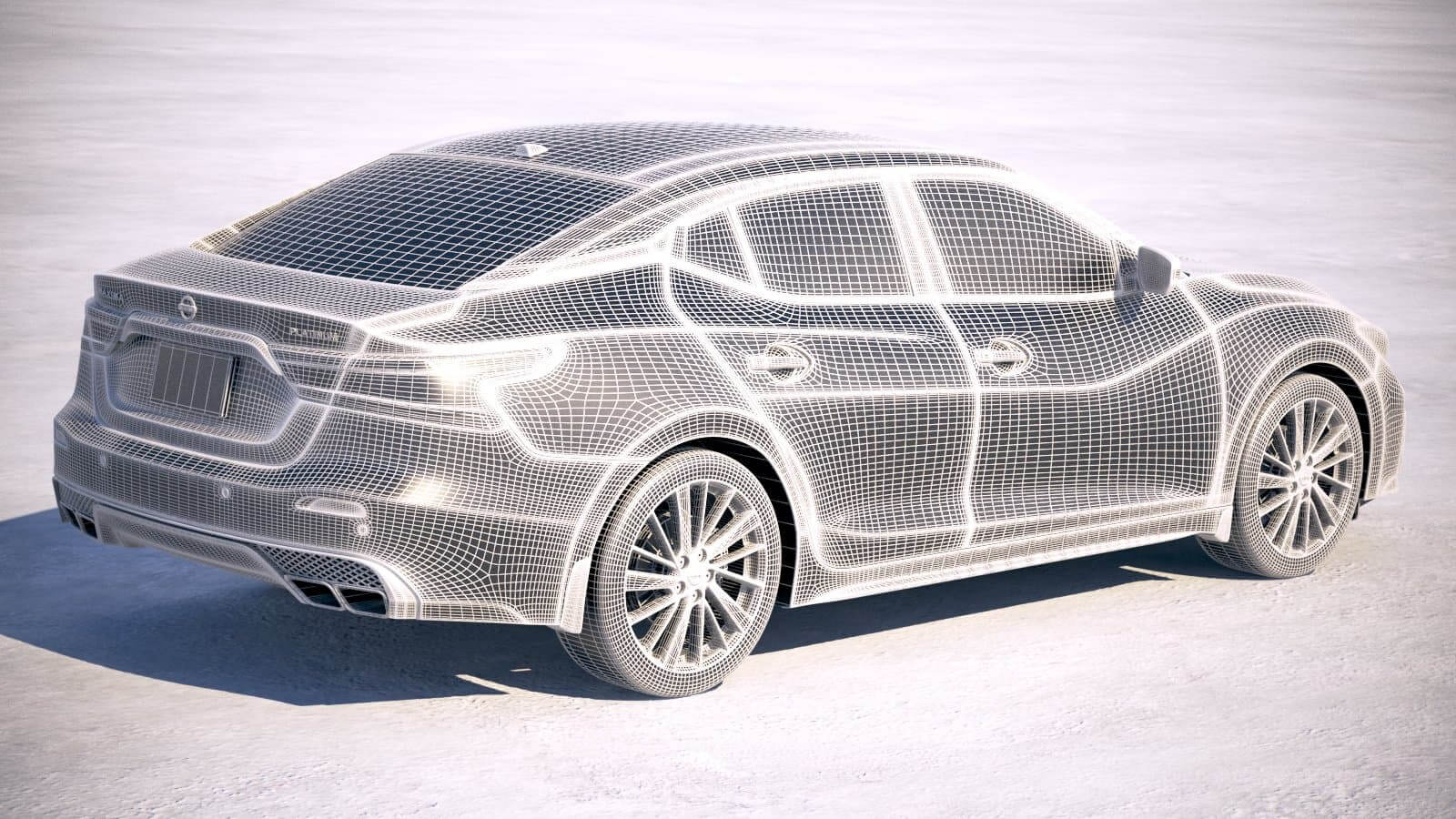 Nissan Maxima 2019 - 3D Model by SQUIR