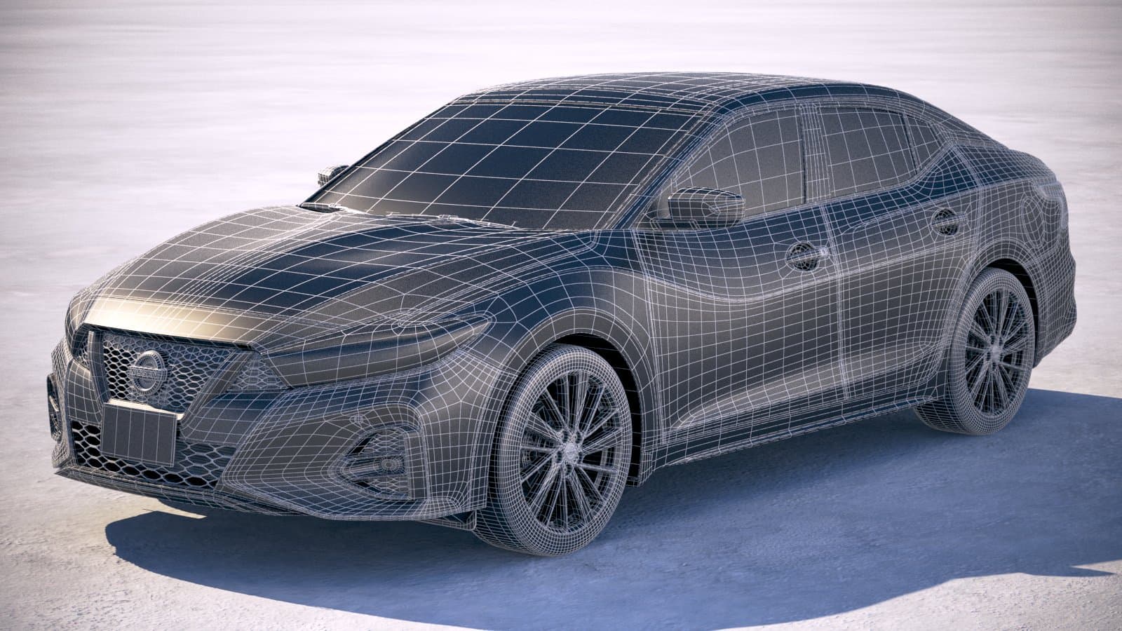 Nissan Maxima 2019 - 3D Model by SQUIR