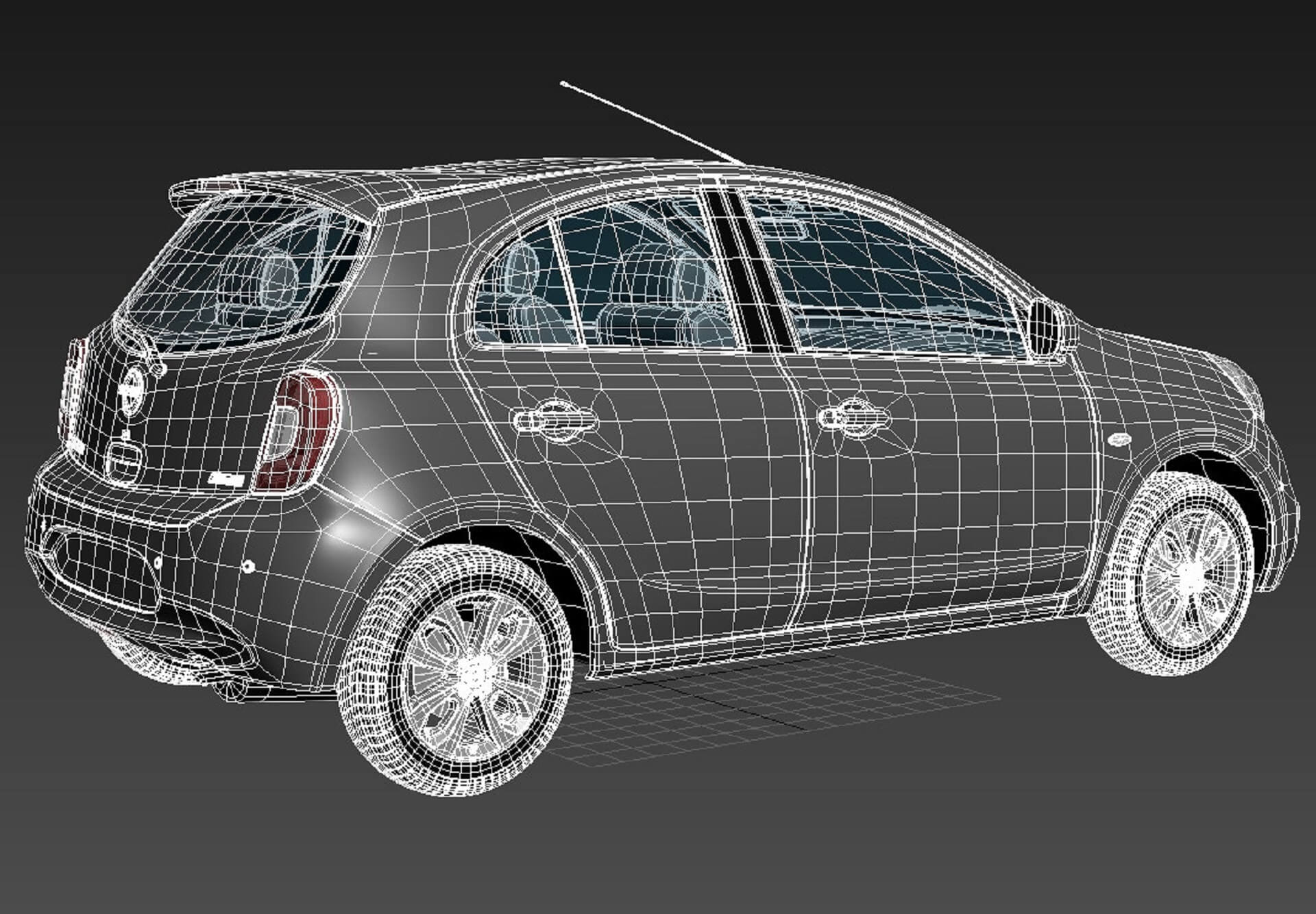 Nissan Micra 2014 - 3D Model by SQUIR