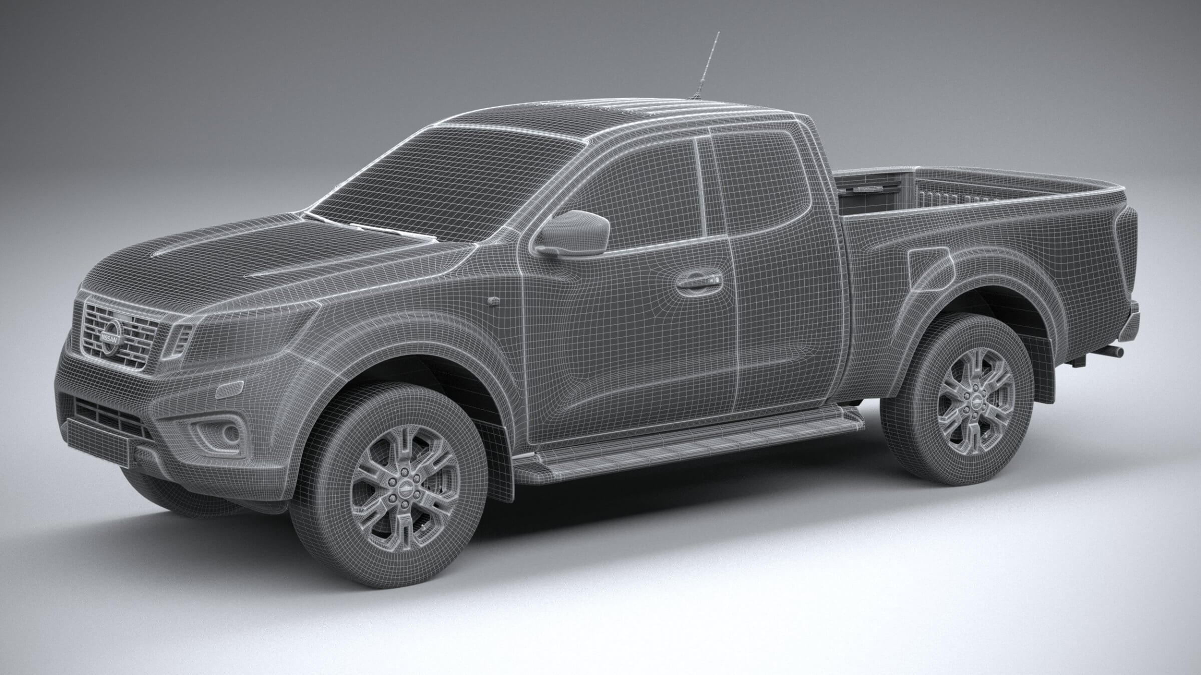 Nissan Navara 2020 - 3D Model by SQUIR