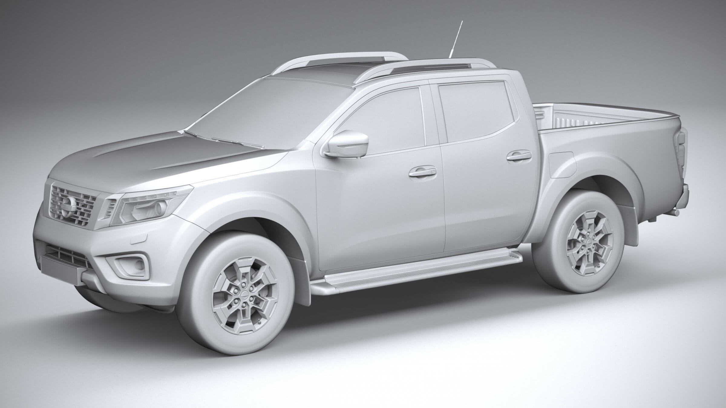 Nissan Navara DoubleCab 2020 - 3D Model by SQUIR