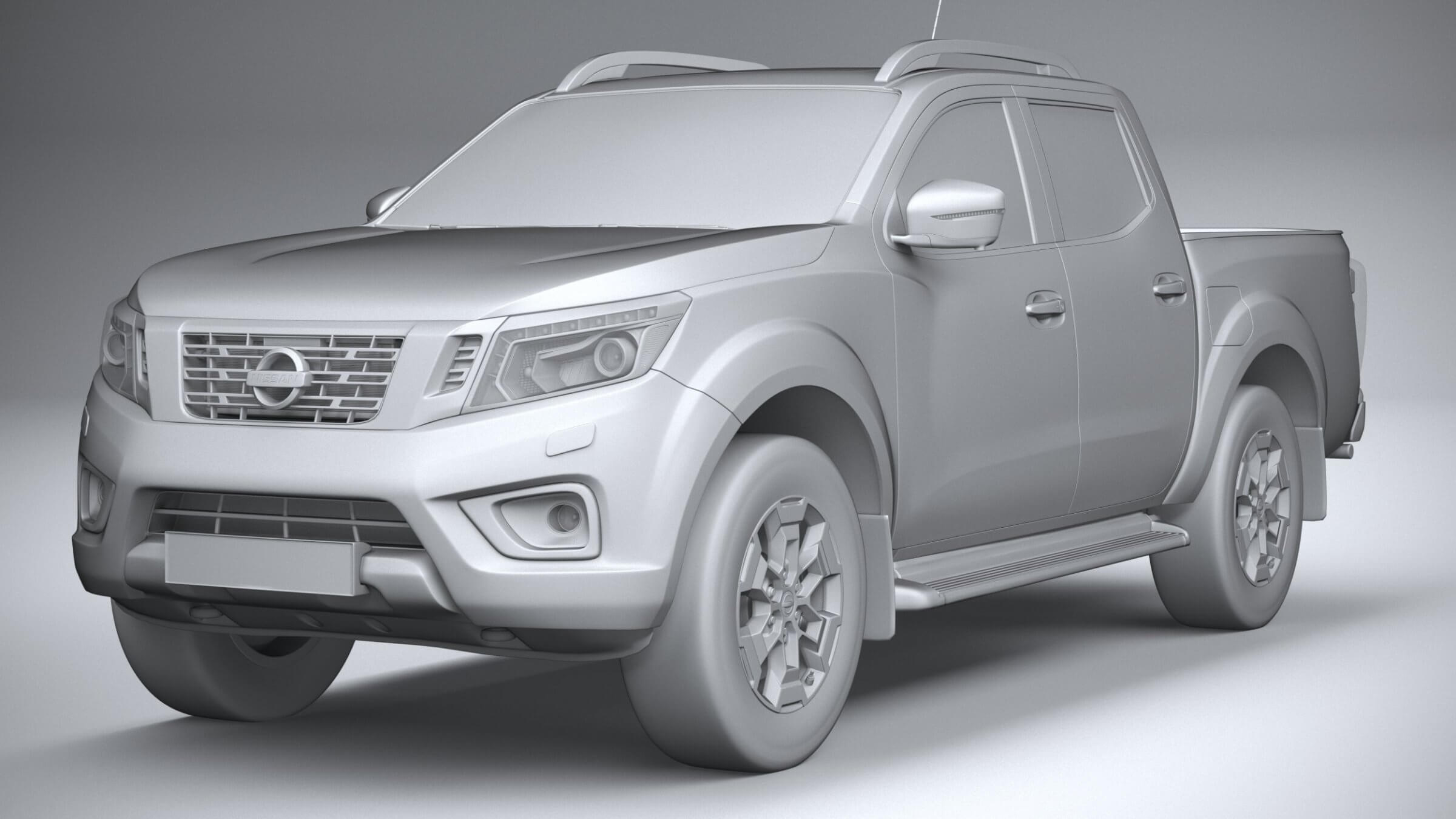 Nissan Navara DoubleCab 2020 - 3D Model by SQUIR