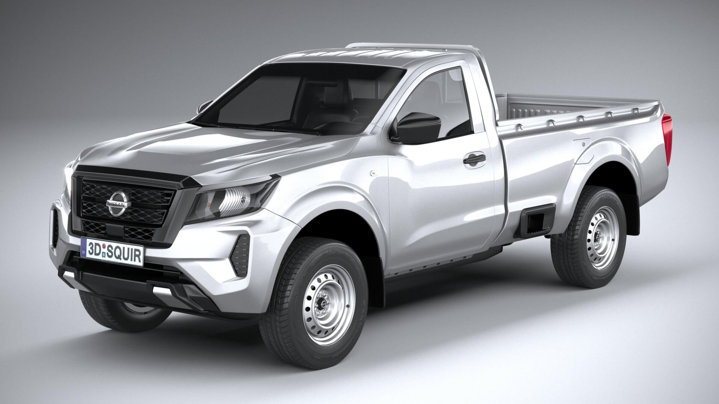 Nissan Navara Single Cab 2021 - 3D Model by SQUIR