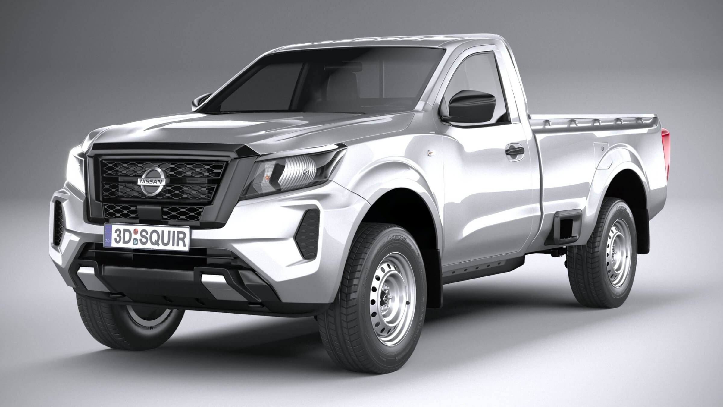 Nissan Navara Single Cab 2021 - 3D Model by SQUIR