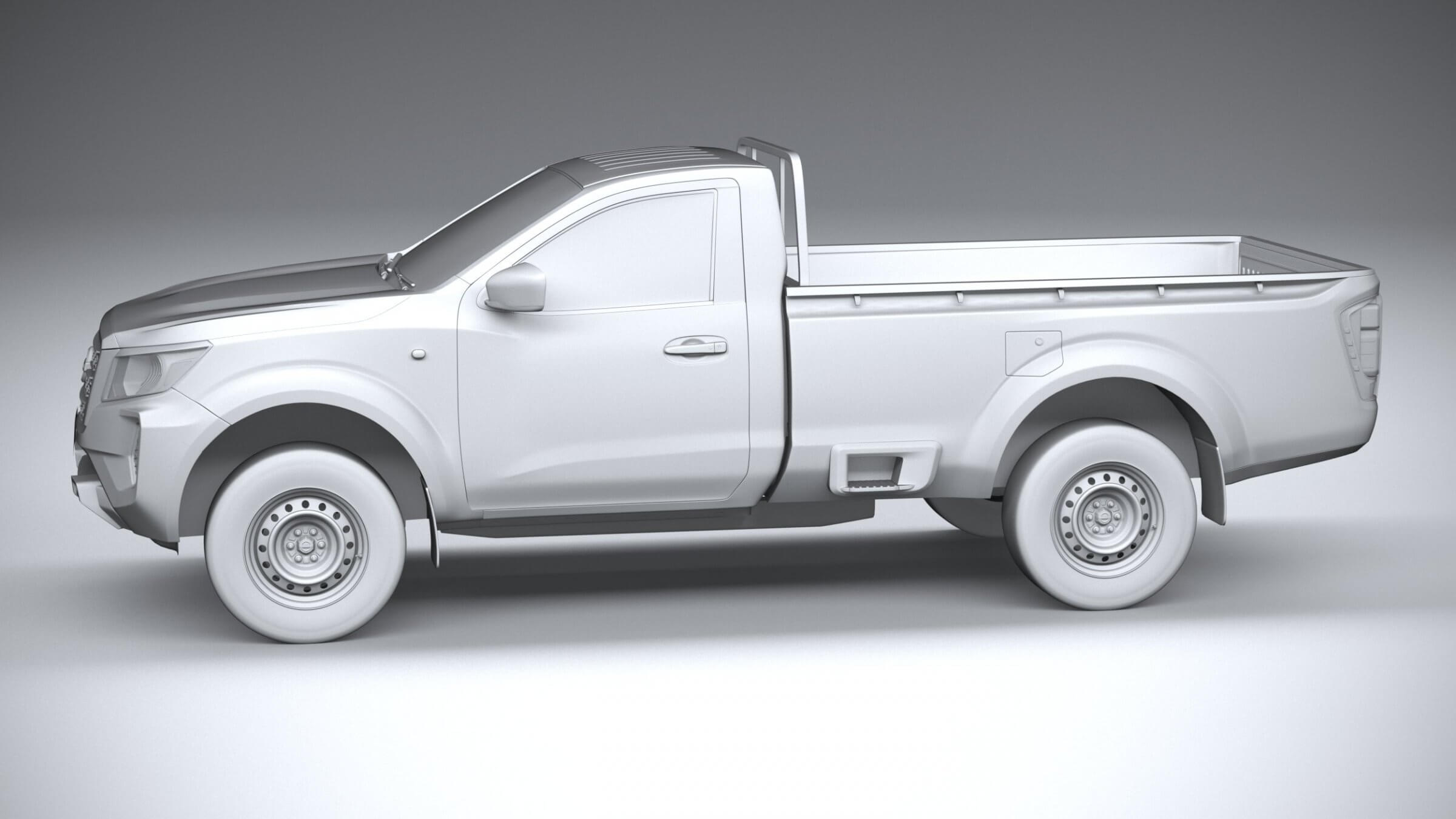 Nissan Navara Single Cab 2021 - 3D Model by SQUIR