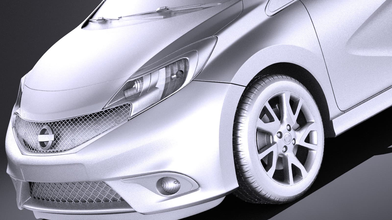 Nissan Note 2016 Euro (V-Ray) 3D Model by SQUIR