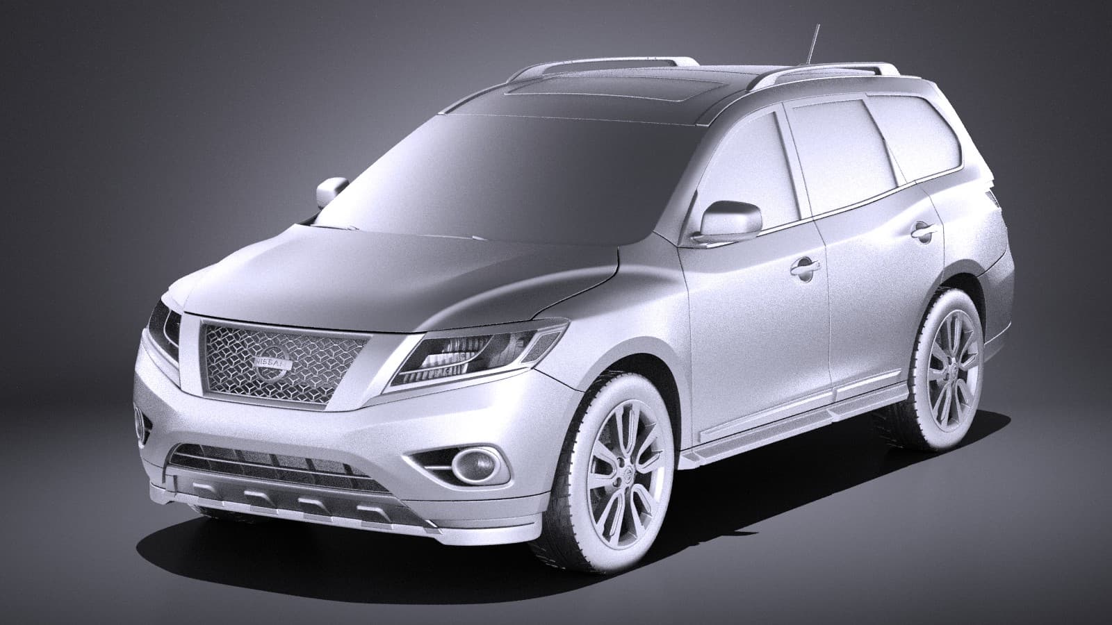 Nissan Pathfinder 2016 (V-Ray) 3D Model by SQUIR