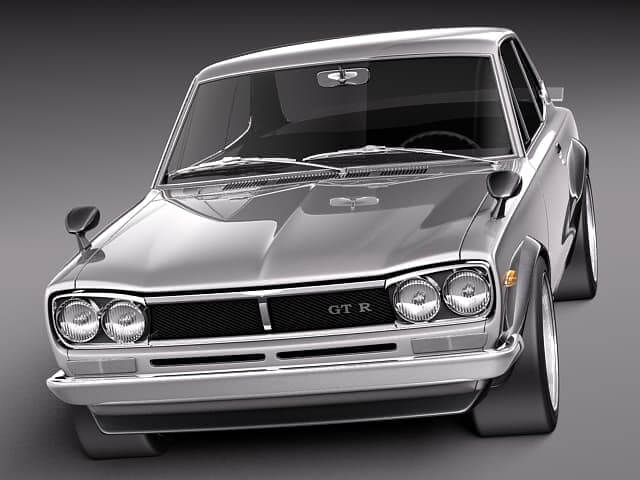 Nissan Skyline 1968-1972 3D Model by SQUIR