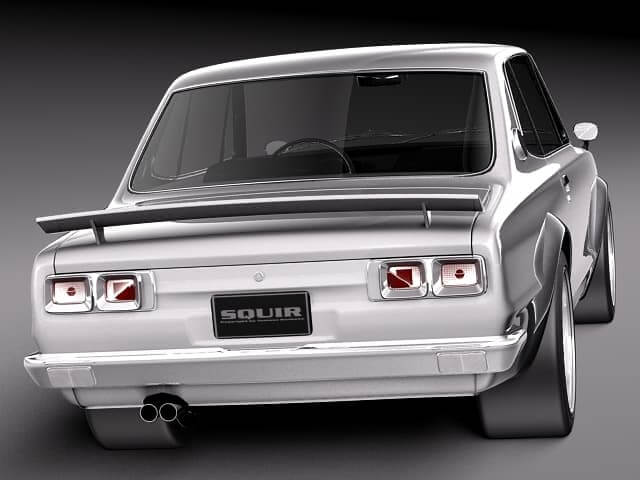 Nissan Skyline 1968-1972 3D Model by SQUIR