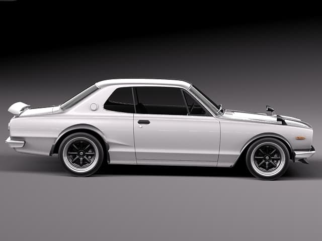 Nissan Skyline 1968-1972 3D Model by SQUIR