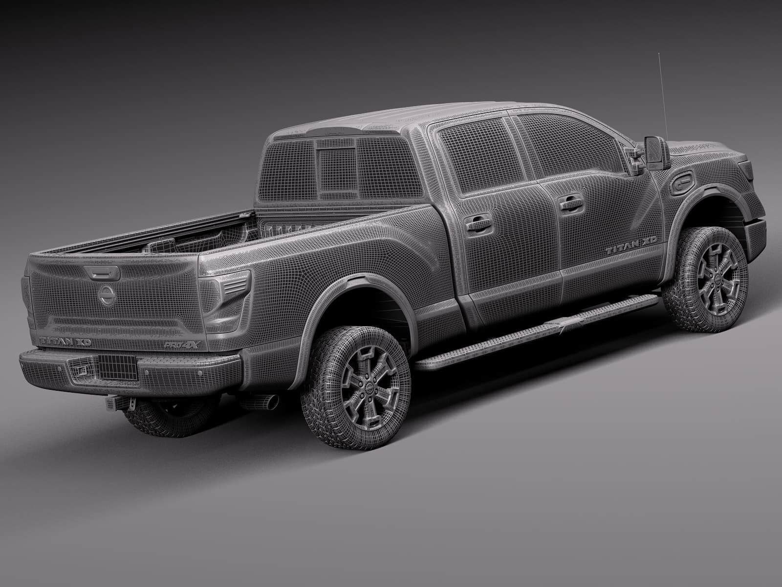 Nissan Titan XD 2016 - 3D Model by SQUIR